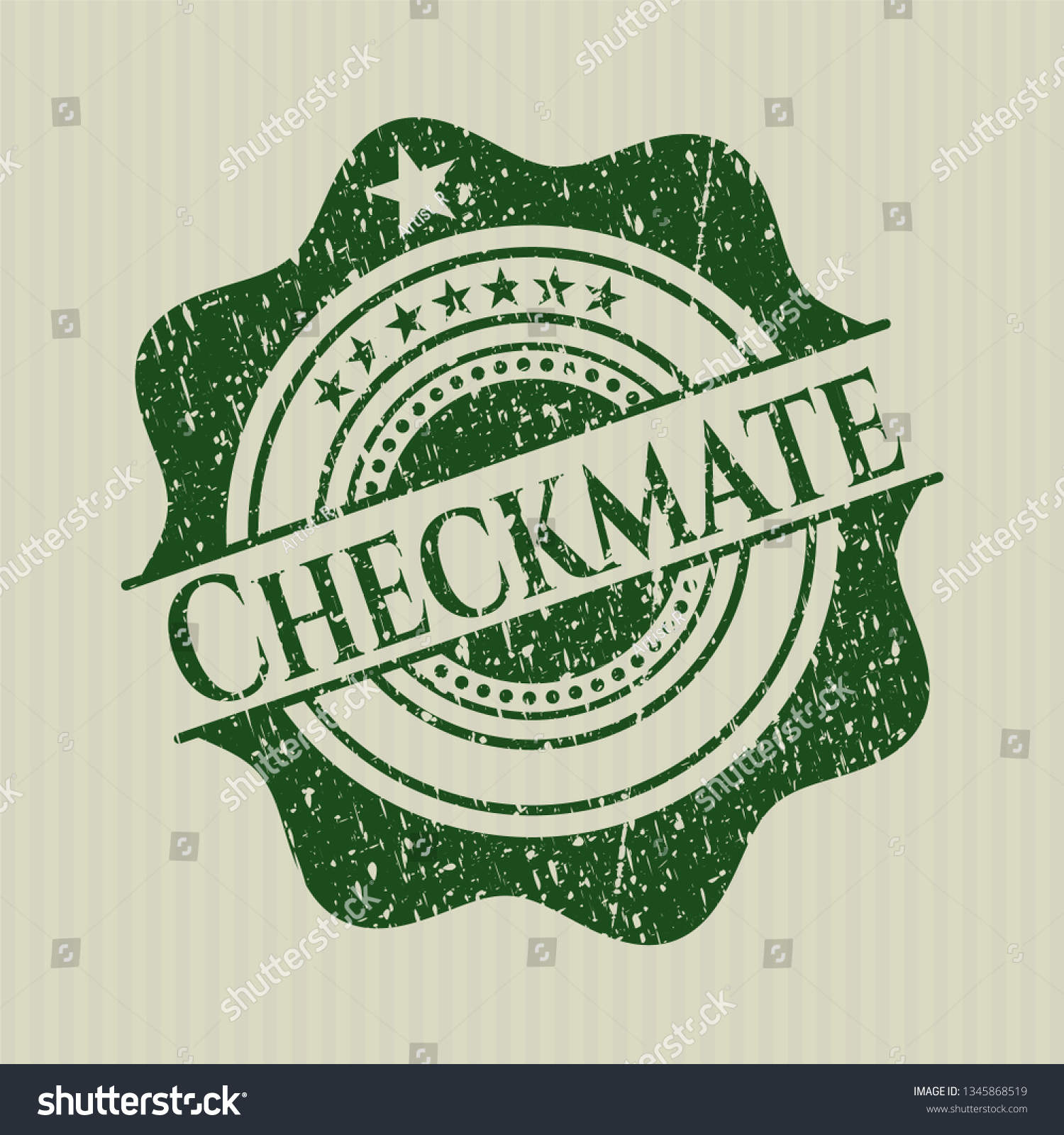 Green Checkmate Rubber Texture Stock Vector (Royalty Free) 1345868519 ...