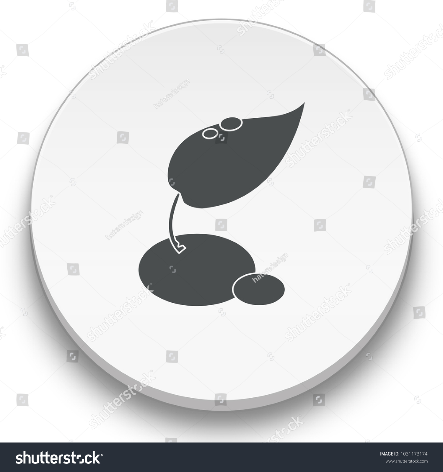 Green Drop Icon Stock Vector (Royalty Free) 1031173174 | Shutterstock