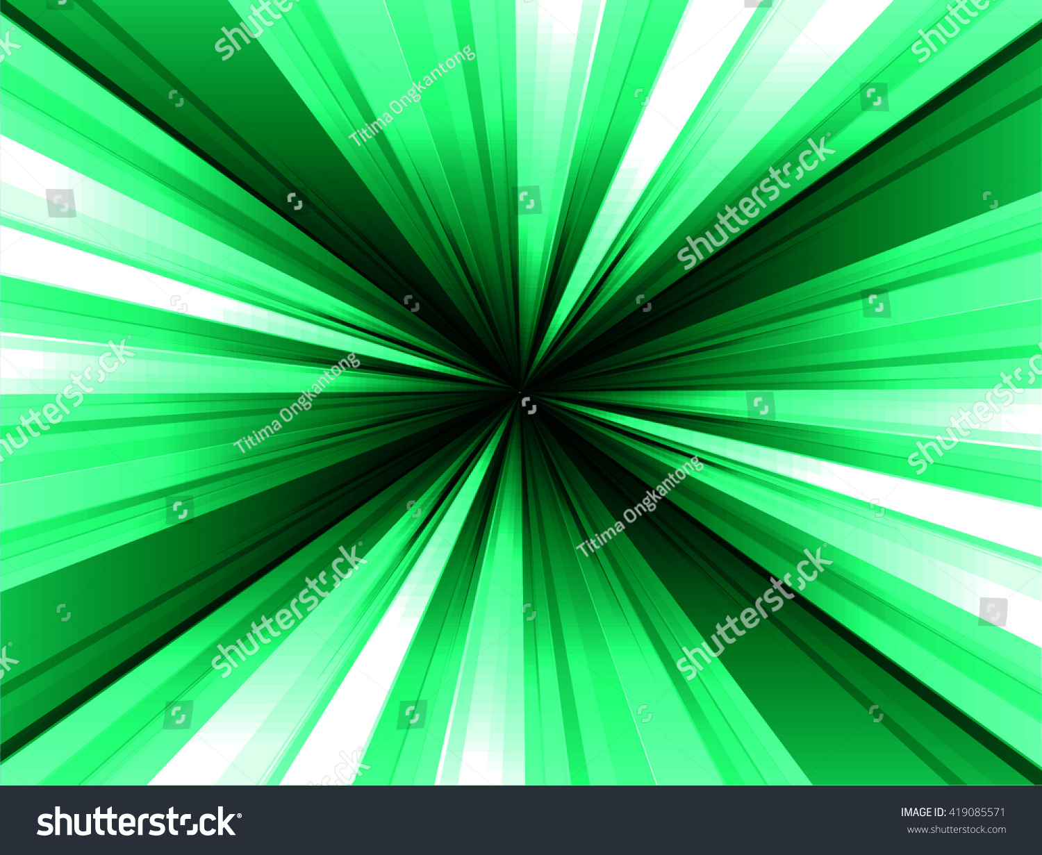 Green Flash Light Sun Sunburst Pattern Stock Vector (Royalty Free ...