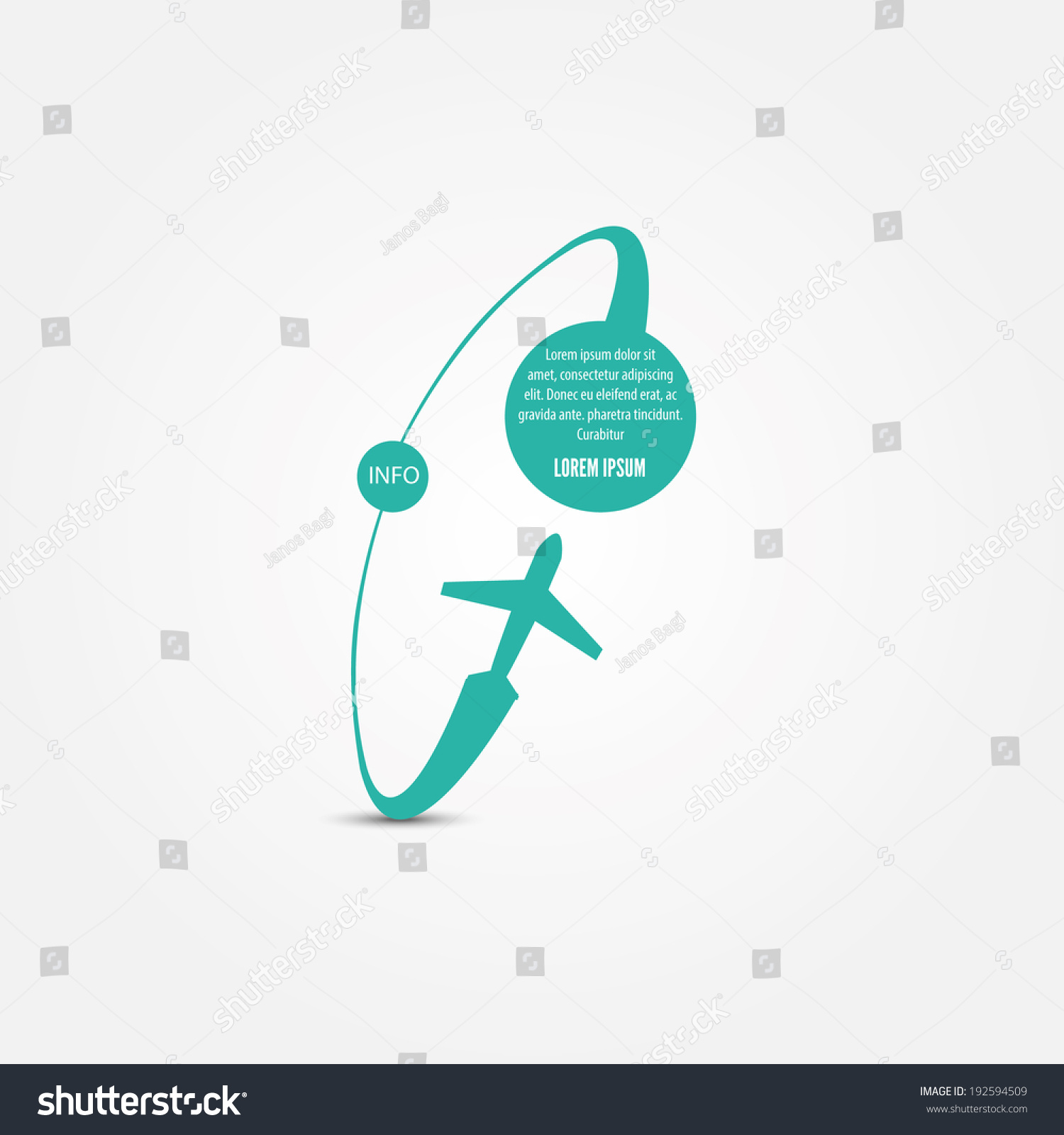 Green Flight Infographic Vector Eps 10 Stock Vector (Royalty Free ...