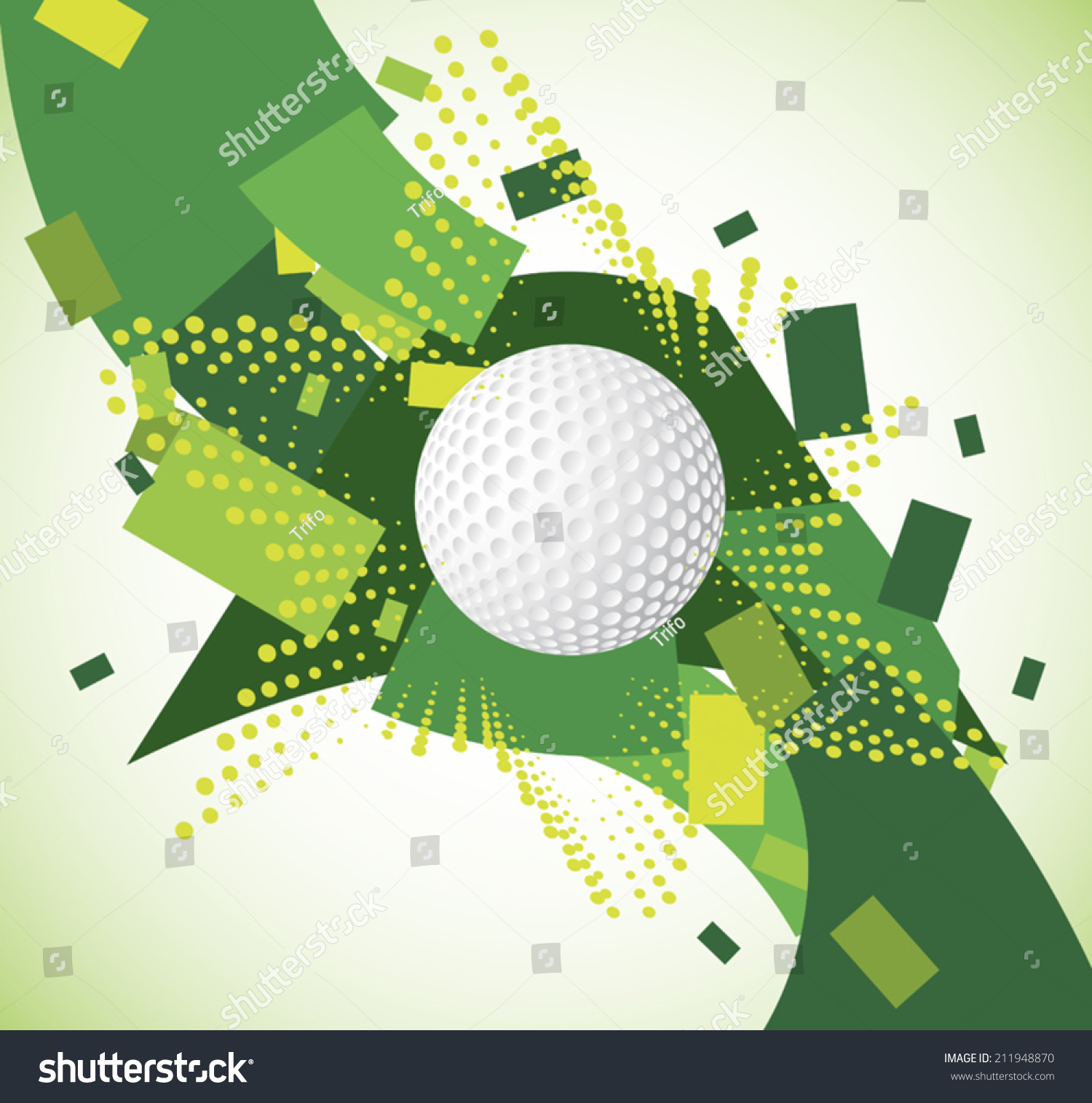 Green Golf Background Stock Vector (Royalty Free) 211948870 | Shutterstock