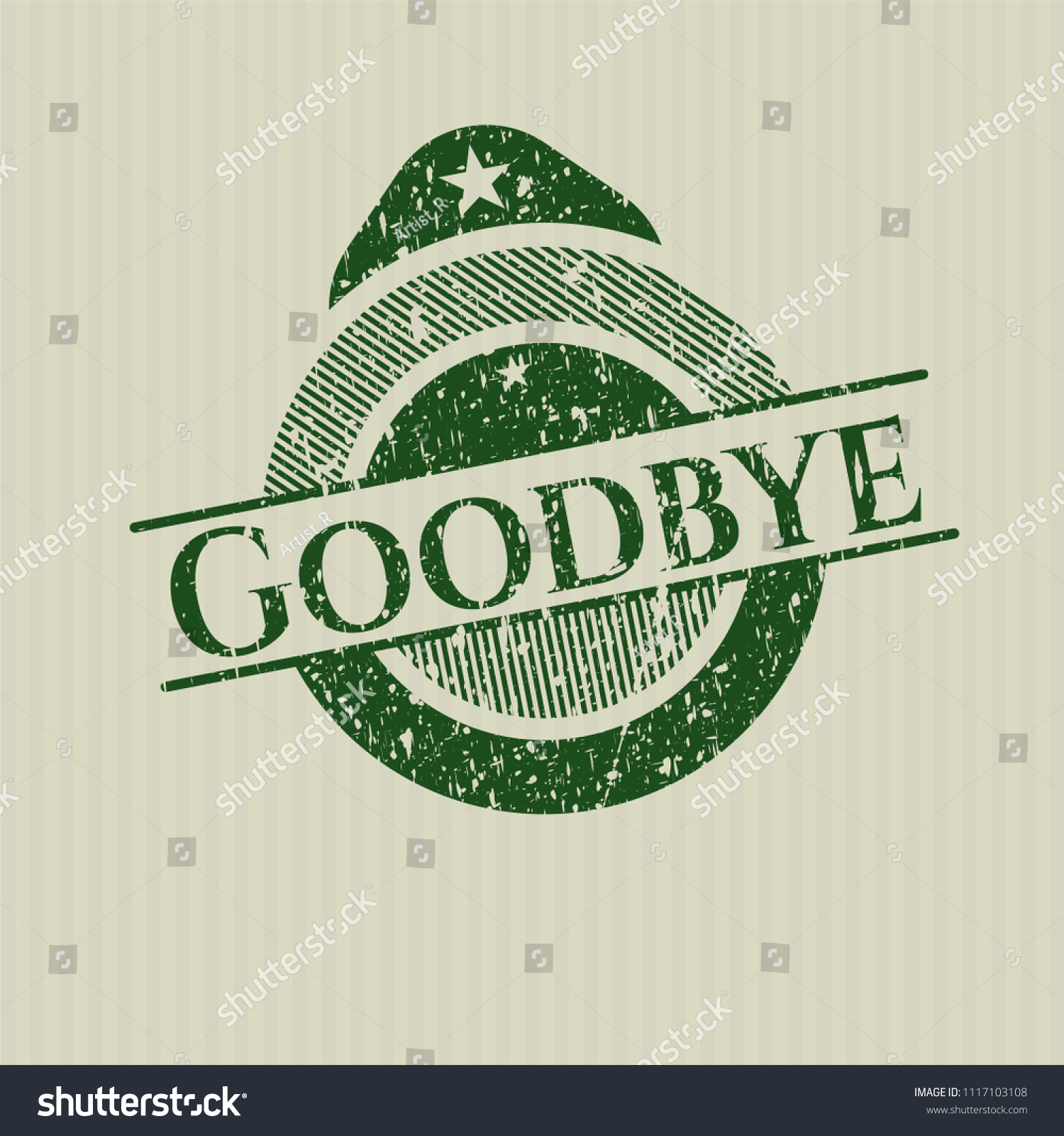 Green Goodbye Rubber Texture Stock Vector (Royalty Free) 1117103108 ...
