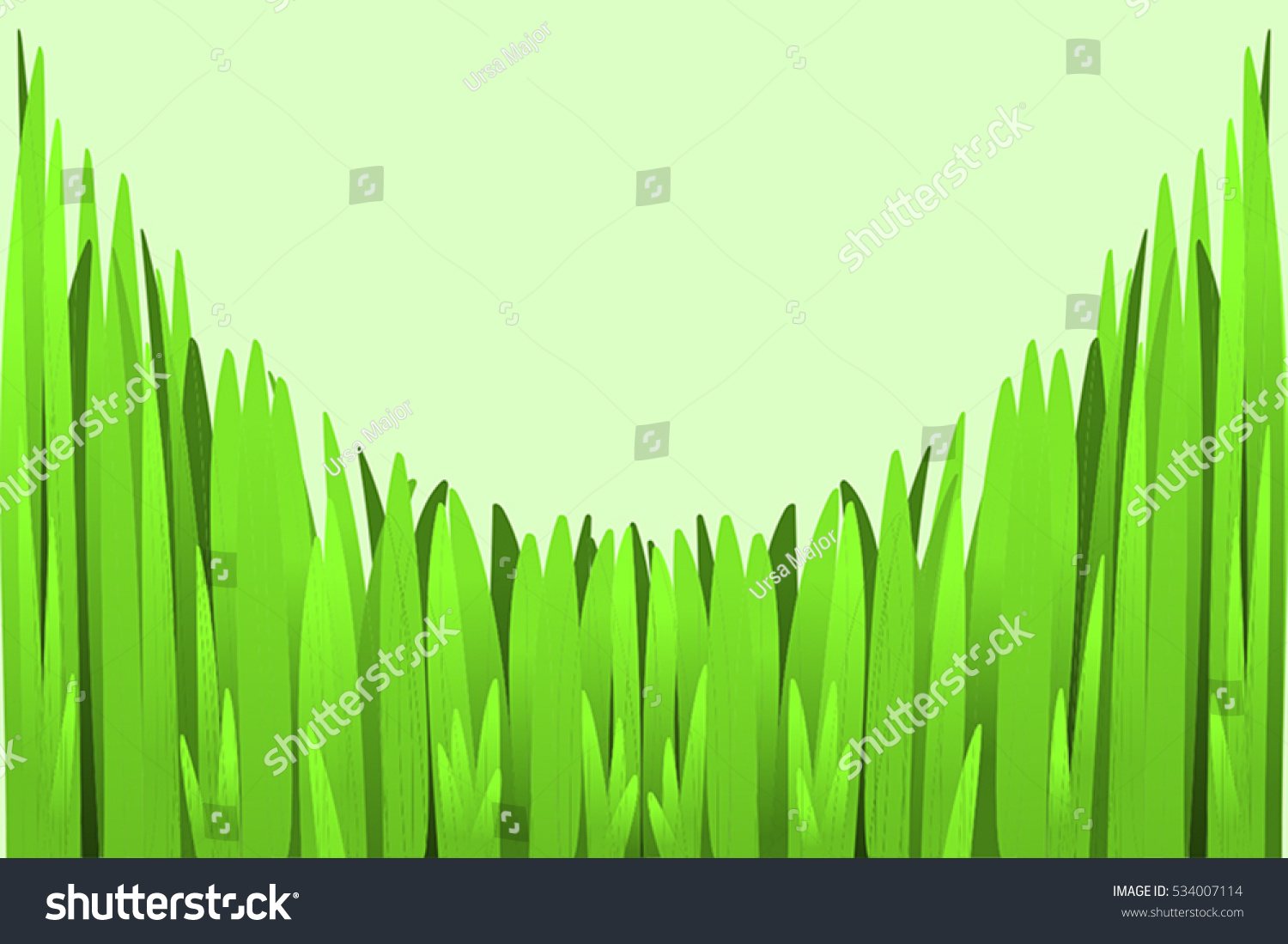 Green Grass Frame Border Element Your 库存矢量图（免版税）534007114 | Shutterstock