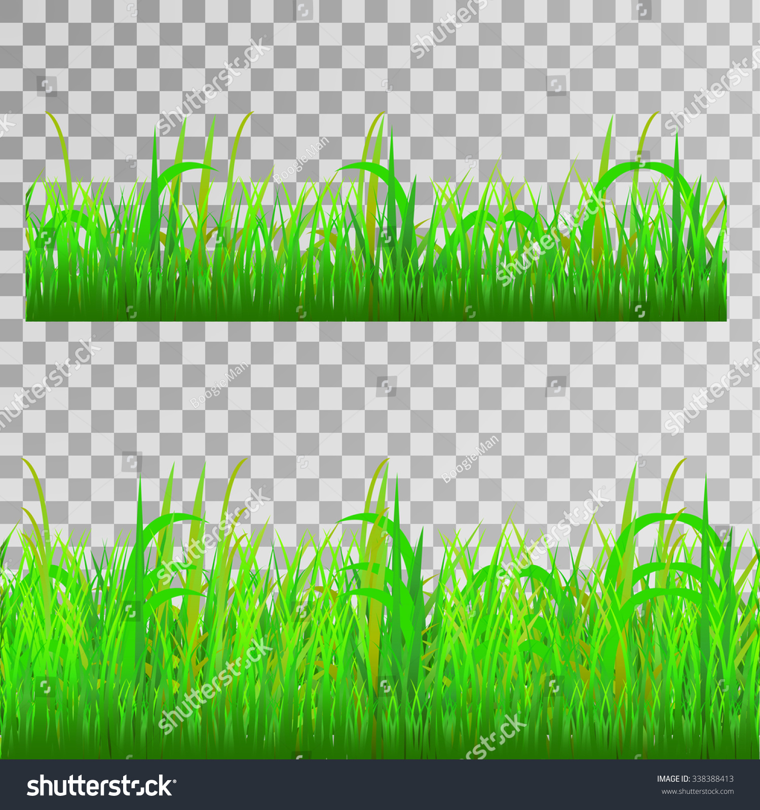 Green Grass Seamless Texture On Transparent Stock Vector (Royalty Free ...