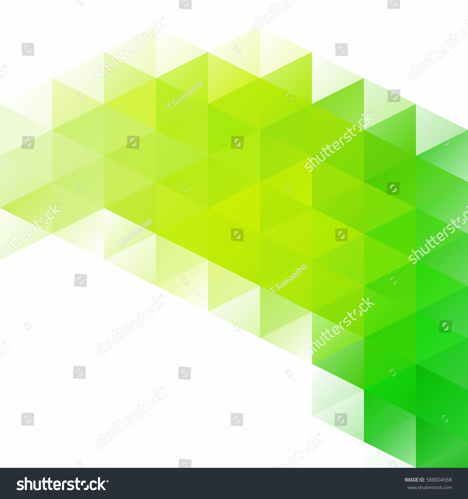 Green Grid Mosaic Background Creative Design Stock Vector 588004568 ...