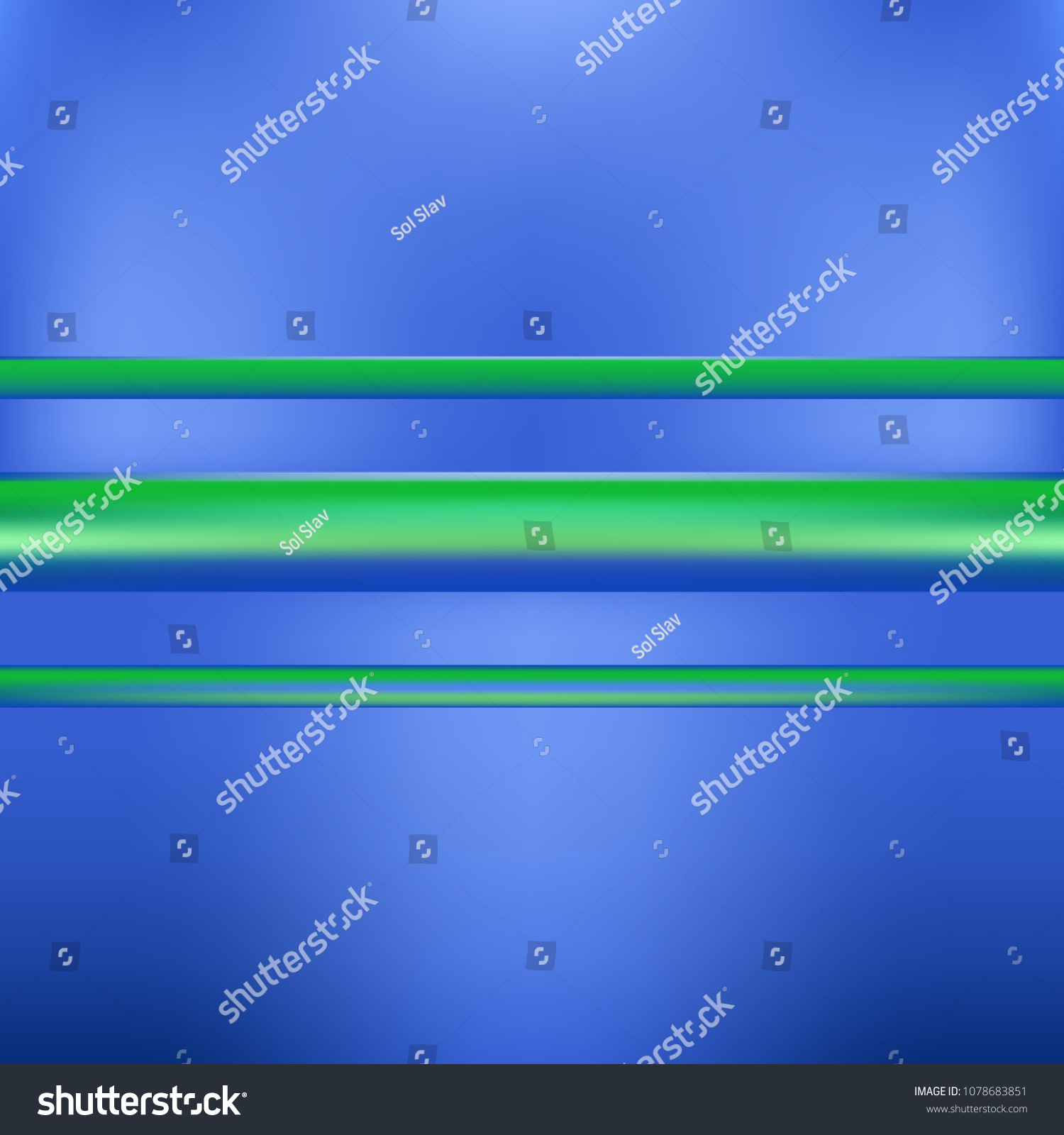 Green Horizontal Lines On Blue Background Stock Vector (Royalty Free ...