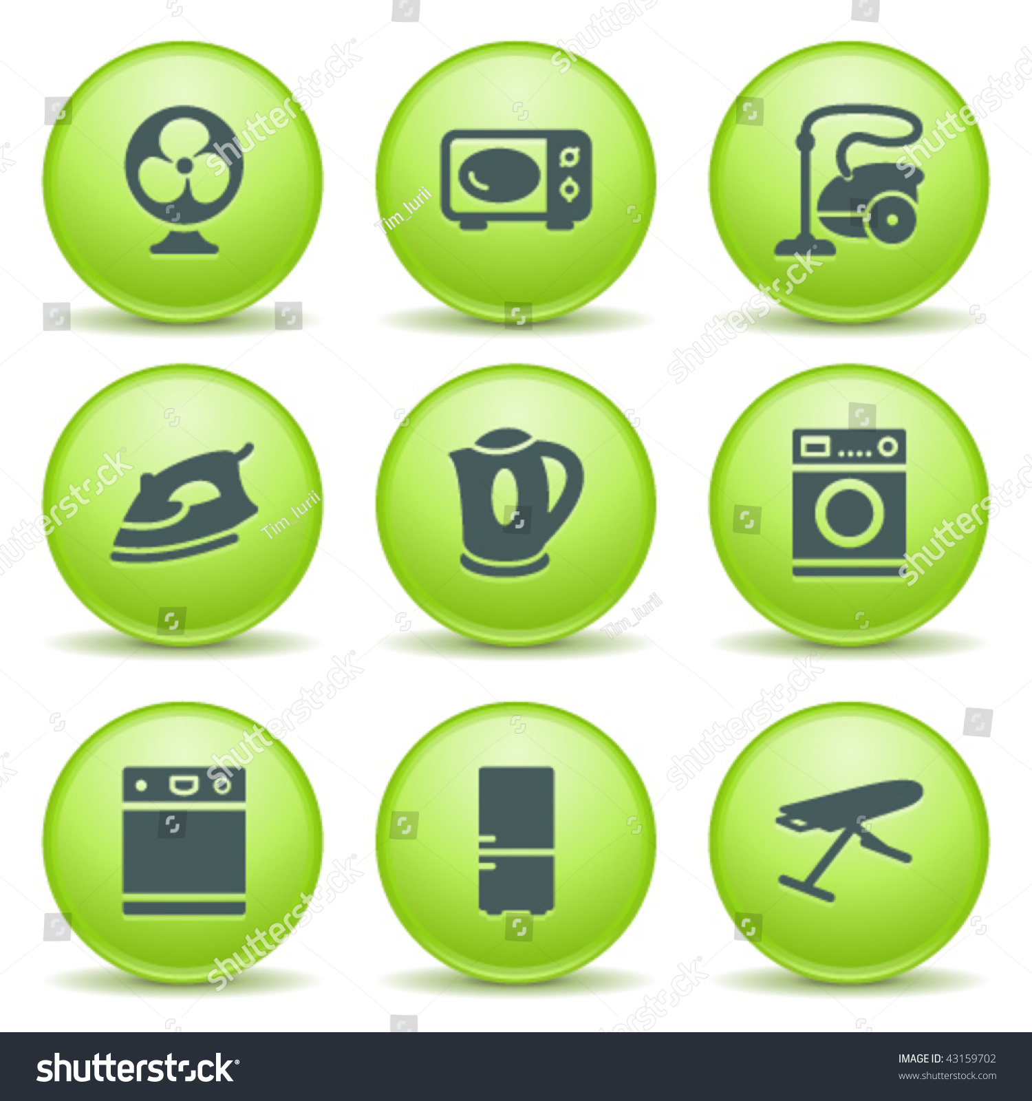 Green Internet Label 18 Stock Vector (Royalty Free) 43159702