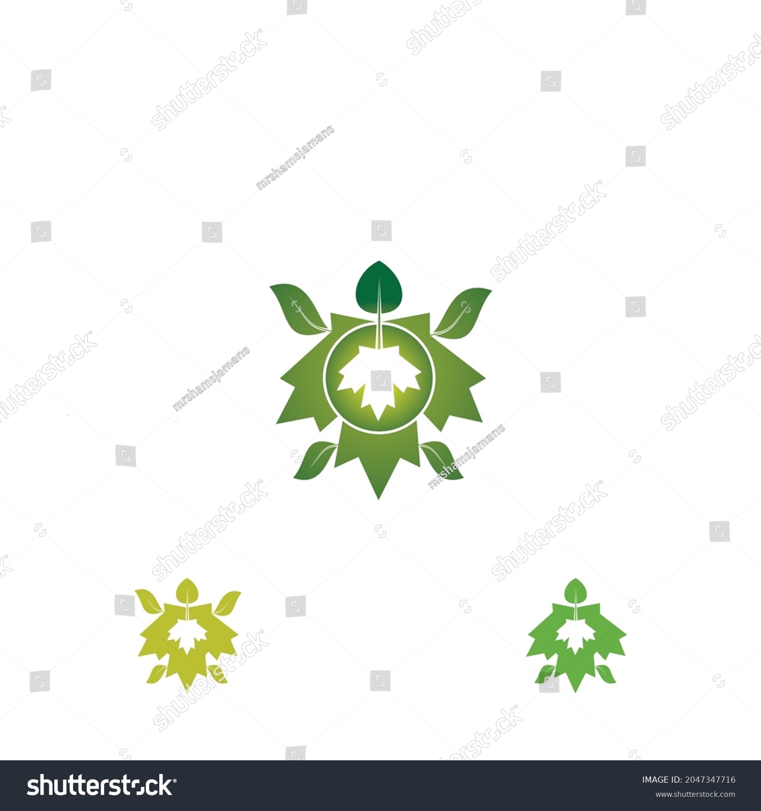 Green Leaf Turtle Logo Inspiration Stock Vector (Royalty Free) 2047347716 | Shutterstock