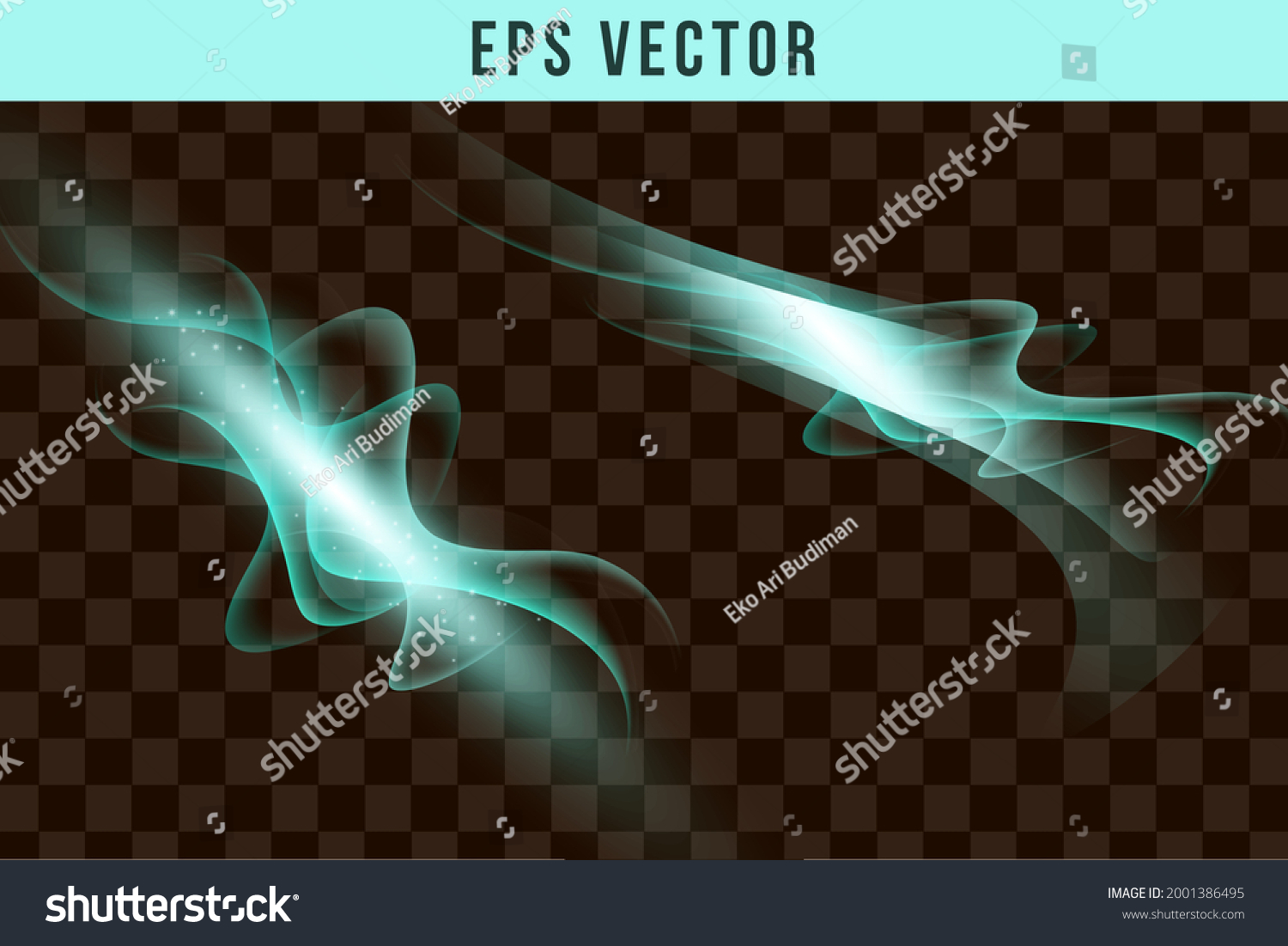 Green Light Effect Set Eps Vector Stock Vector (Royalty Free ...