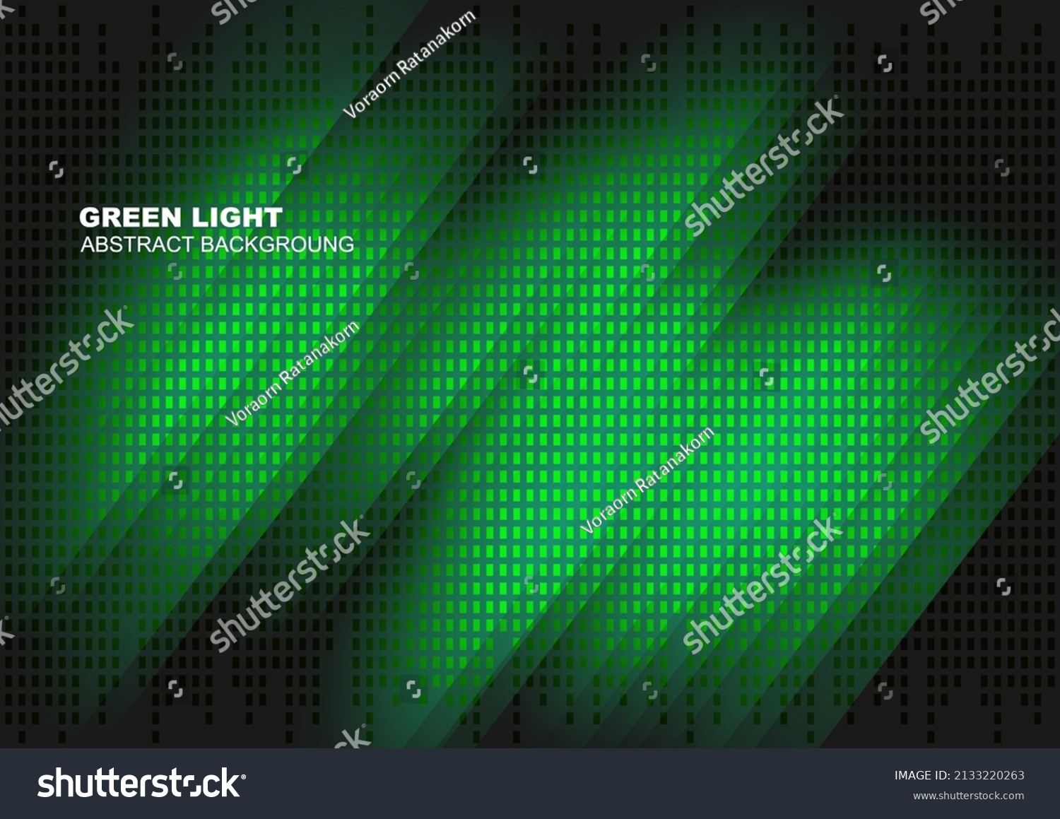 Green Light Ray Grid Abstract Background Stock Vector (Royalty Free ...