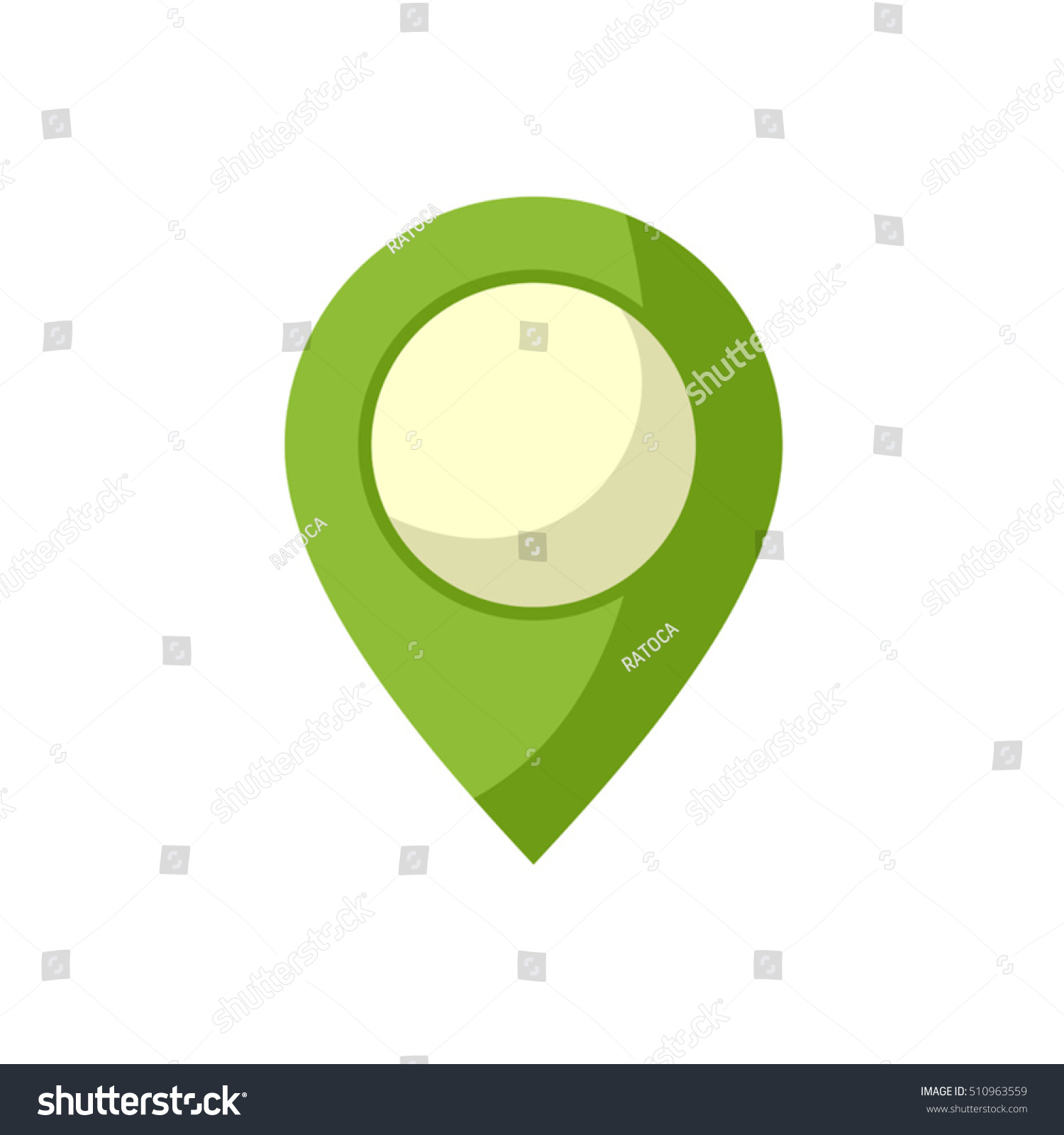 Green Location Symbol Stock Vector (Royalty Free) 510963559 | Shutterstock