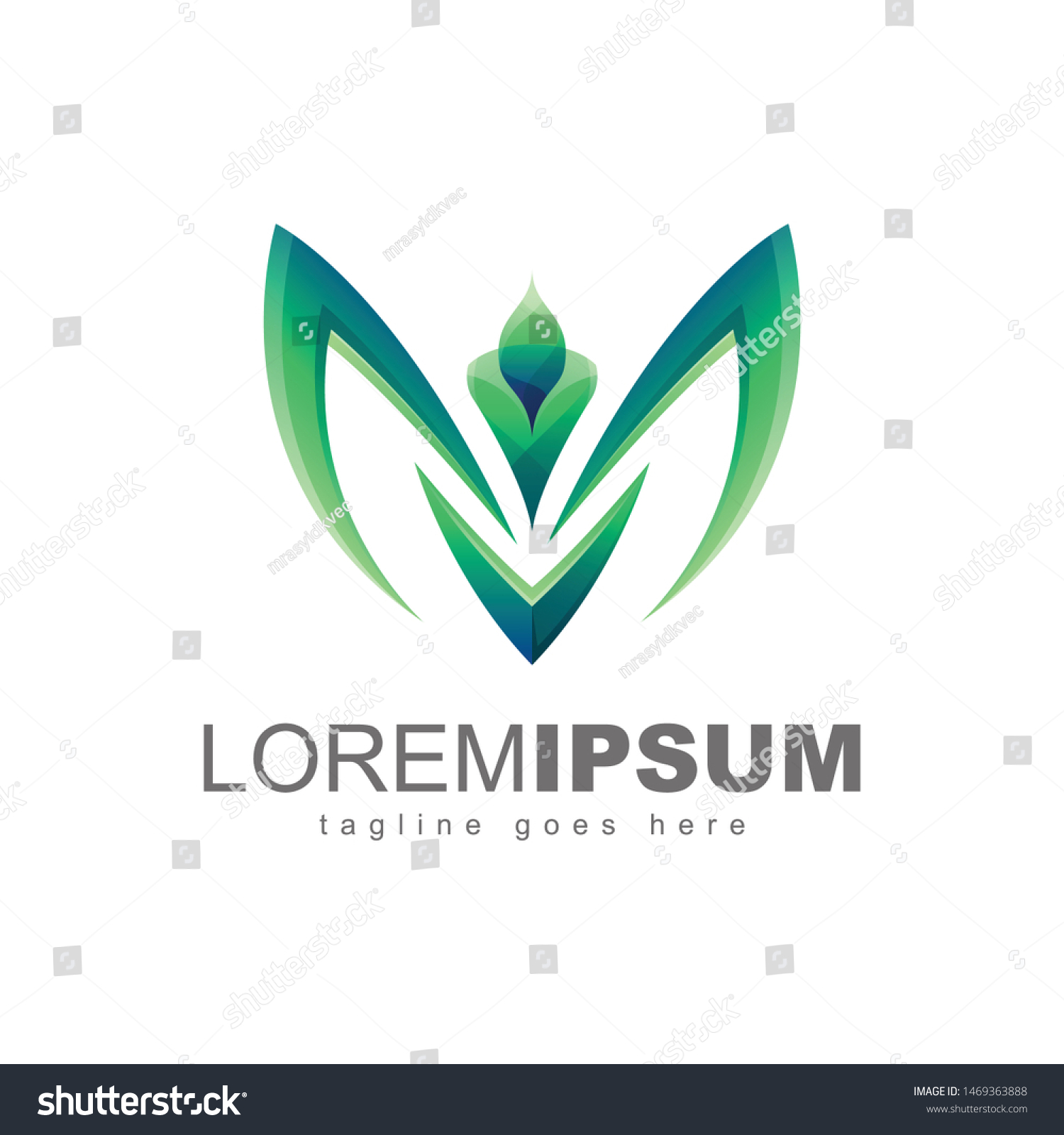 Green Mantis Logo Design Vector: เวกเตอร์สต็อก (ปลอดค่าลิขสิทธิ์ ...