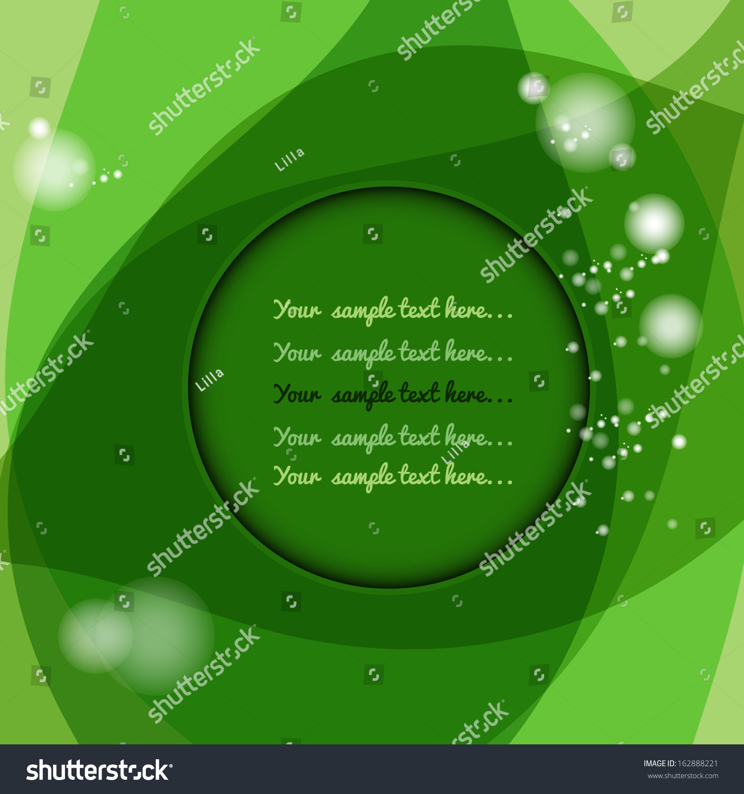 Green Nature Abstract Vector Background Stock Vector (Royalty Free ...