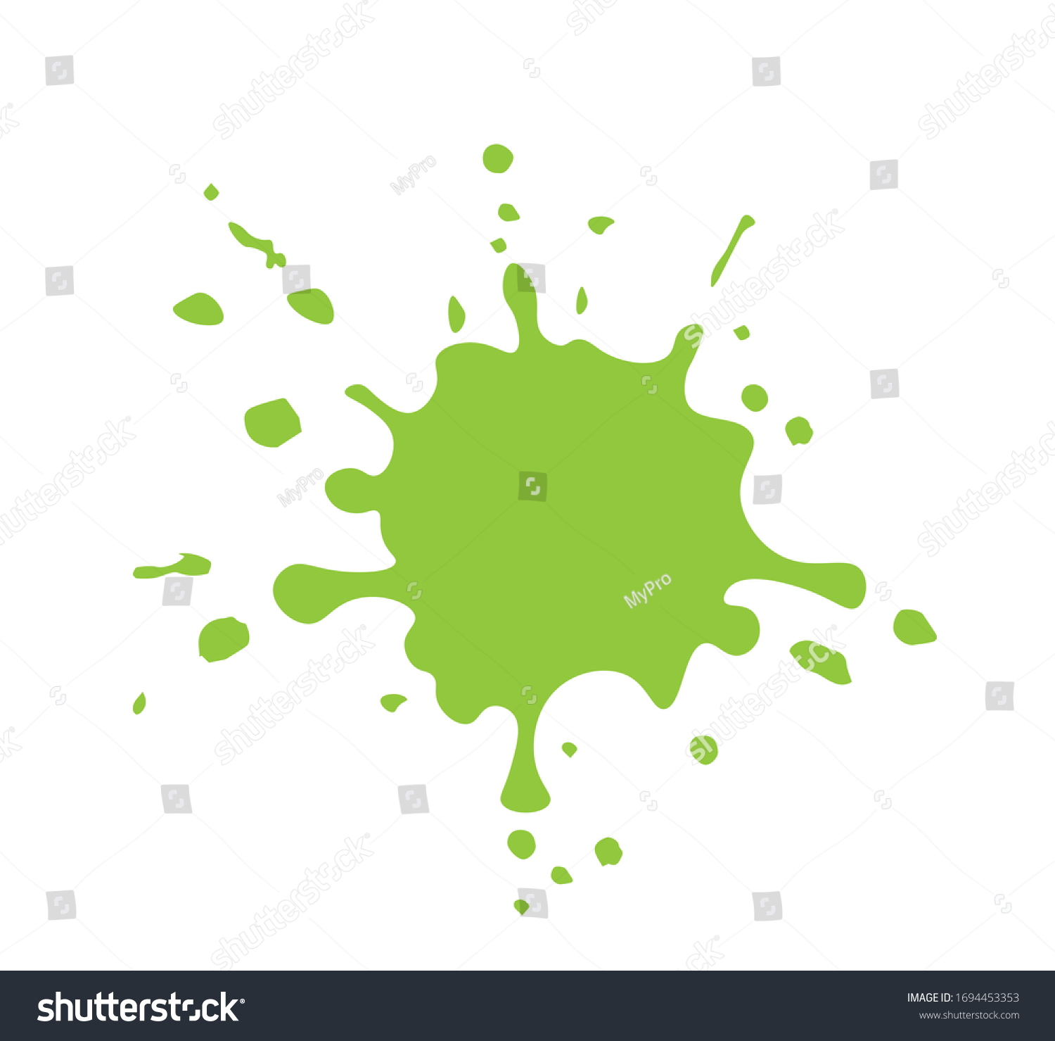 Green Paint Splash Vector Illustration: เวกเตอร์สต็อก (ปลอดค่าลิขสิทธิ์ ...