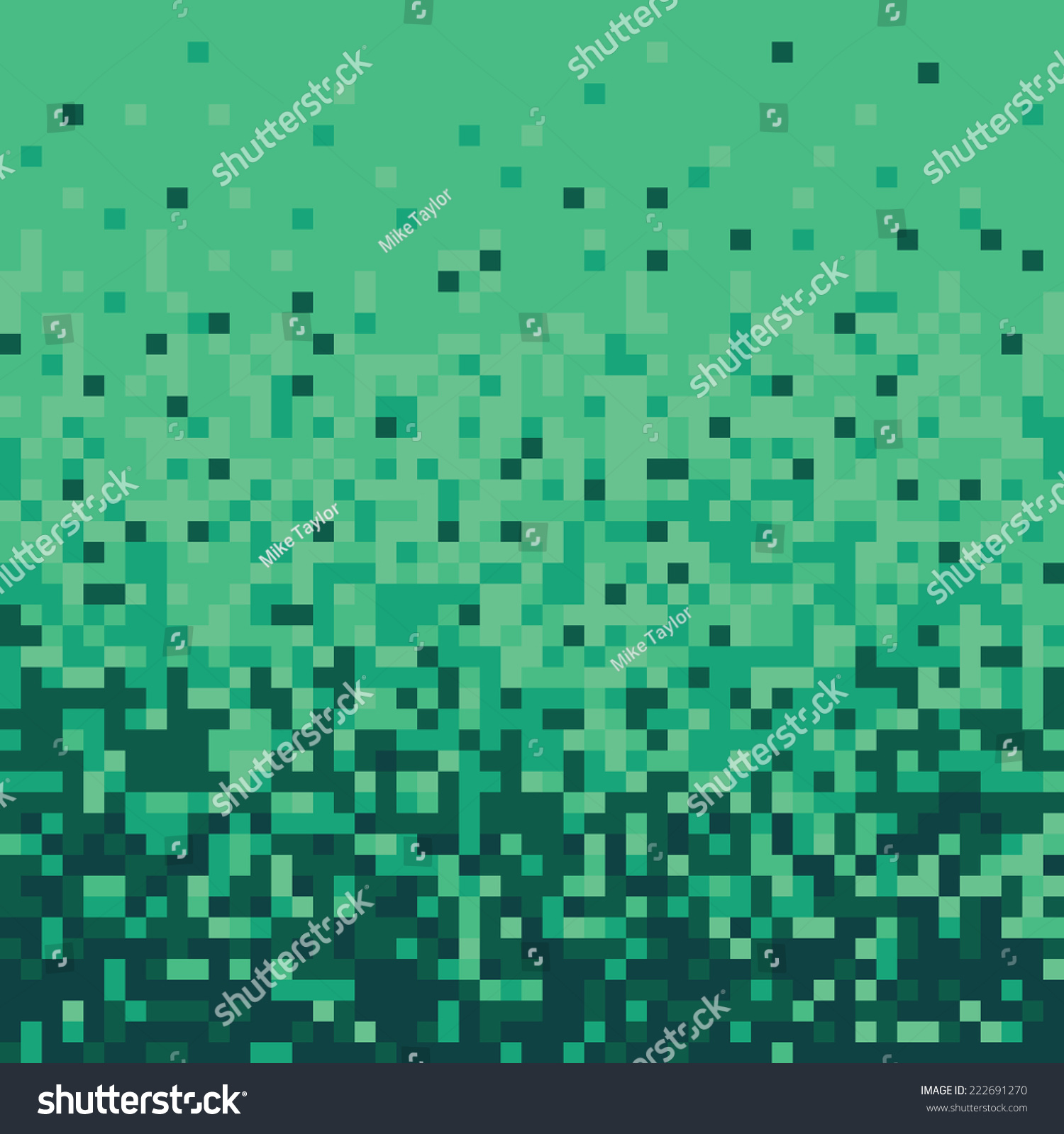 Green Pixel Art Style Pixel Background Stock Vector (Royalty Free ...