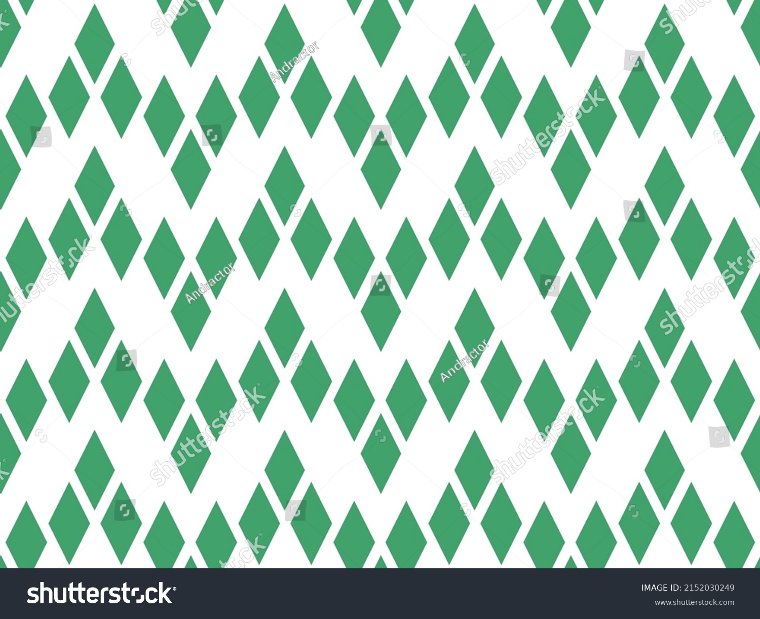 Green Rhombus Seamless Texture Vector Graphics Stock Vector (Royalty ...