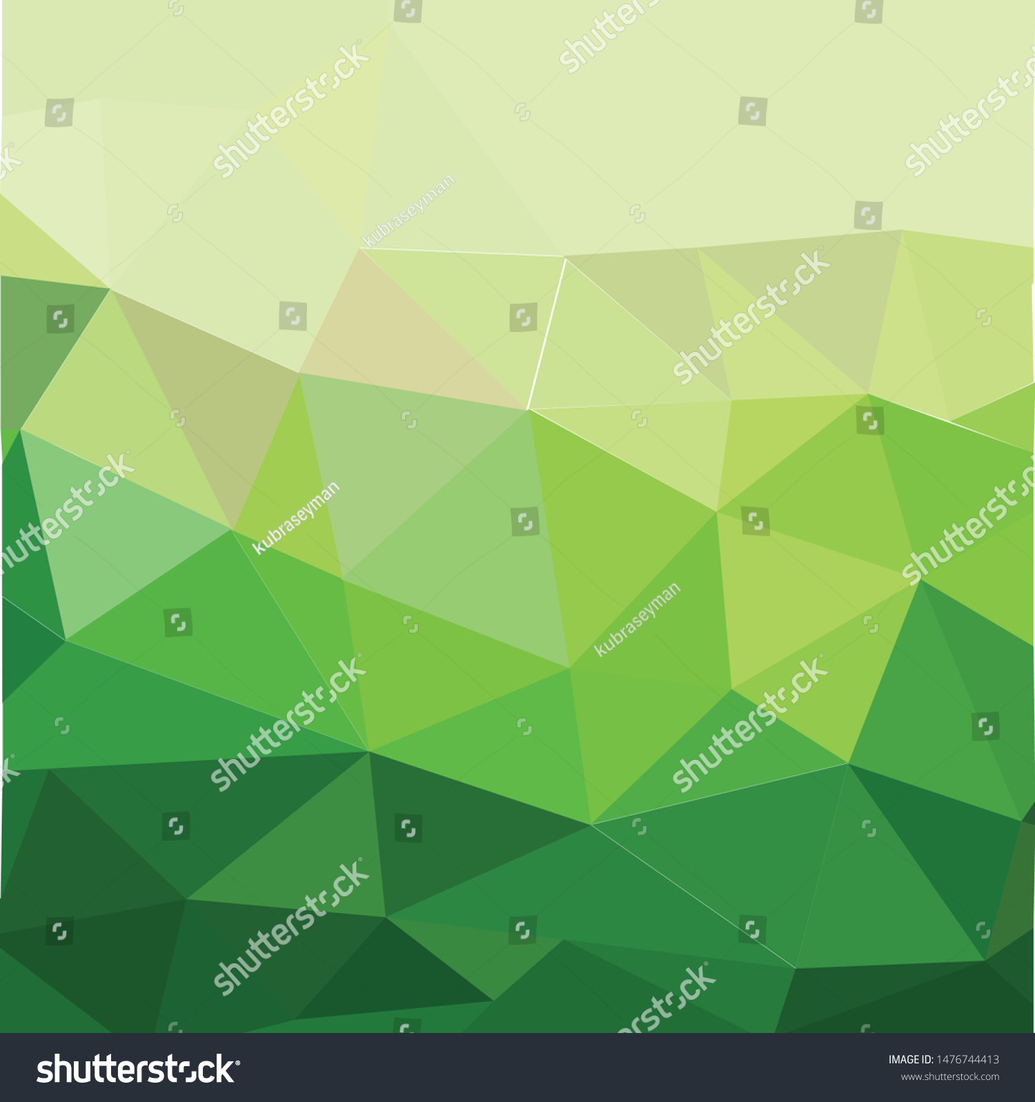 Green Shades Triangle Design Background Stock Vector (Royalty Free ...