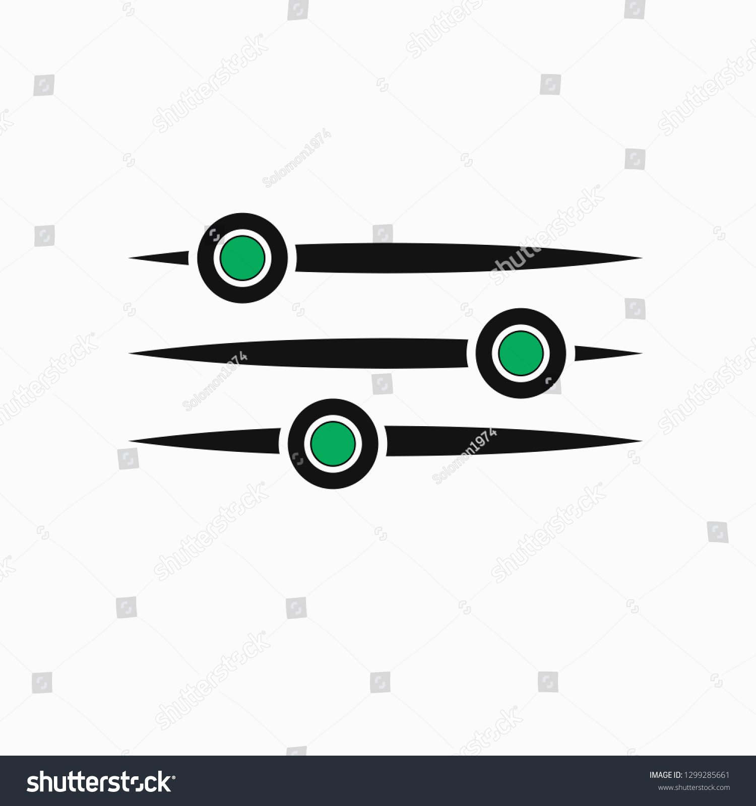 Green Sign Volume Panel Vector Graphics Stock Vector (Royalty Free ...
