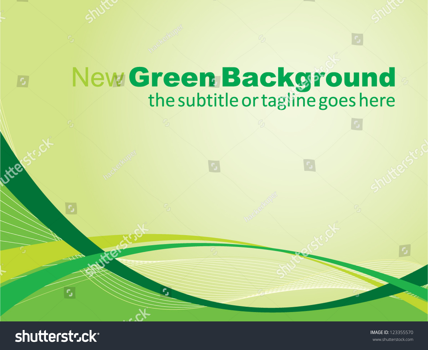 Green Simple Eco Vector Background Stock Vector (Royalty Free) 123355570