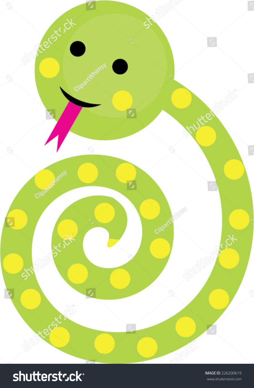 Green Snake Cartoon Stock Vector (Royalty Free) 226200619 | Shutterstock