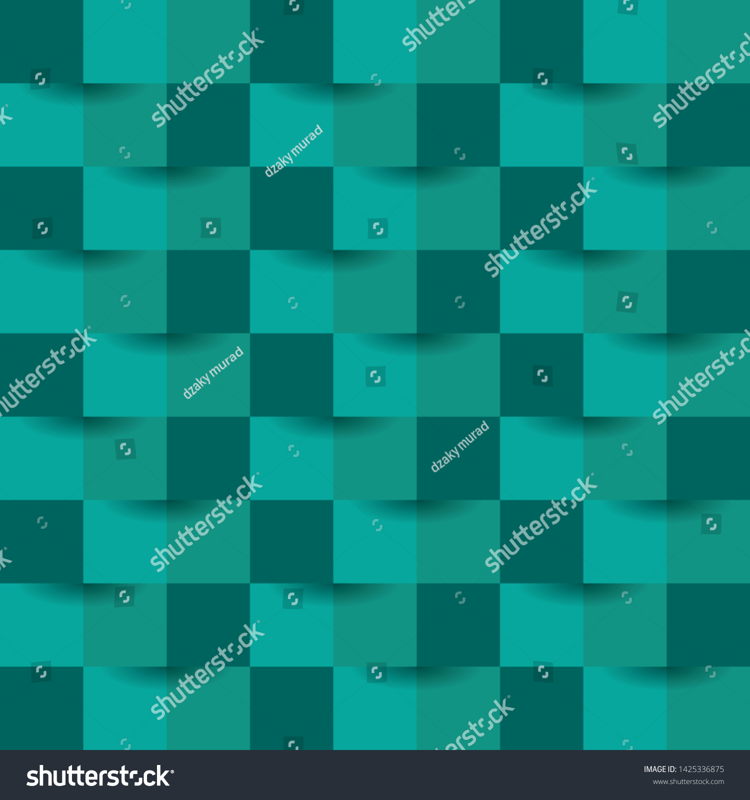 Green Square Paper Fold Effect Stock Vector (Royalty Free) 1425336875 ...