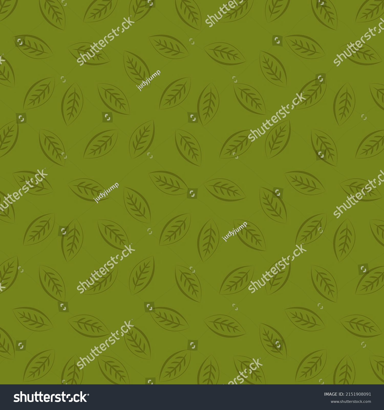 Green Tea Pattern Wallpaper Green Tea Stock Vector (Royalty Free ...