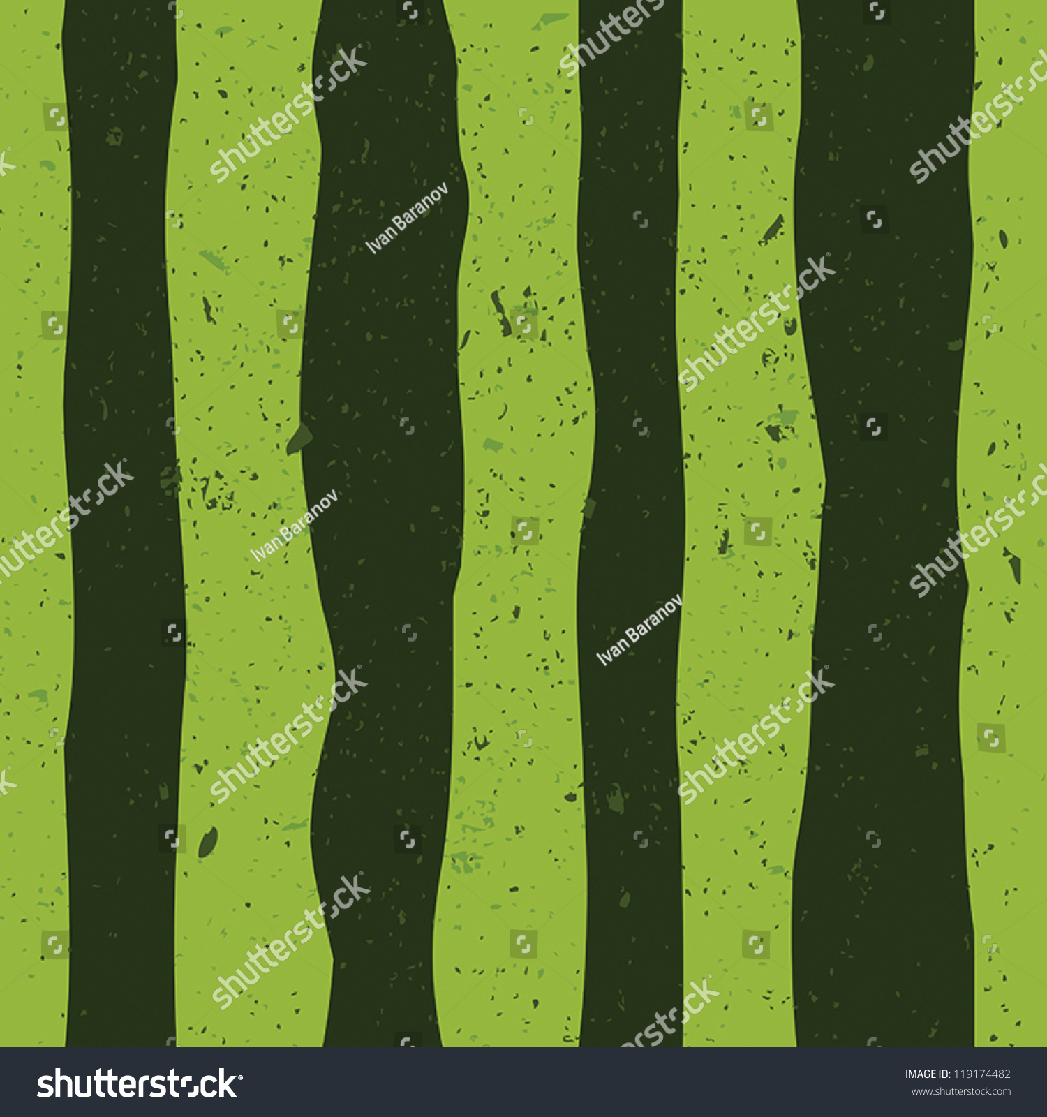 Green Watermelon Realistic Seamless Background Pattern Stock Vector ...