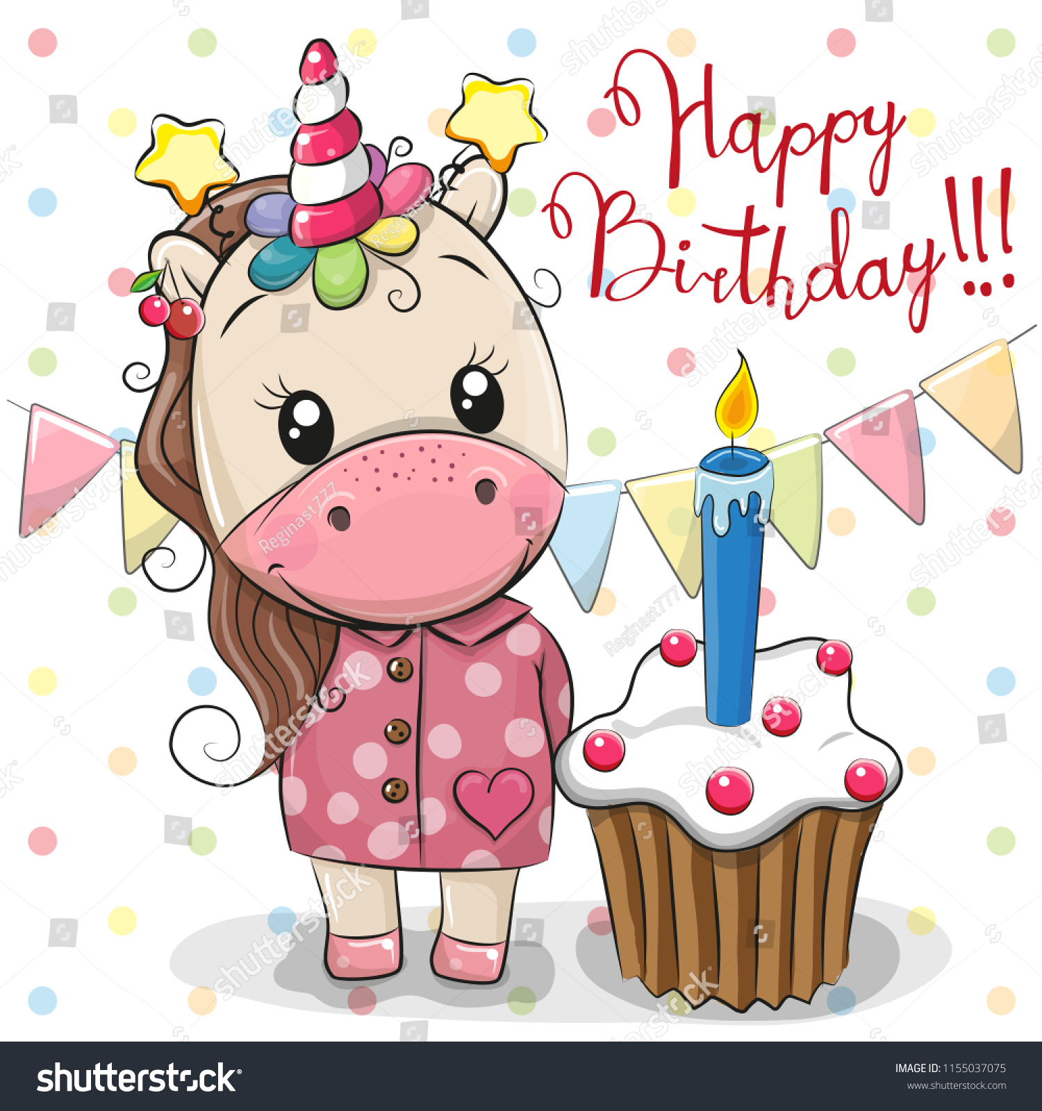 Greeting Card Cute Cartoon Unicorn Cake: เวกเตอร์สต็อก (ปลอดค่า ... Greeting Card Cute Cartoon Unicorn Cake: เวกเตอร์สต็อก (ปลอดค่า ...