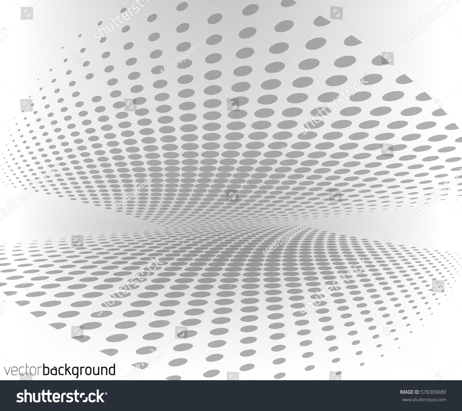 Grey Halftone Texture Design Template: vector de stock (libre de ...