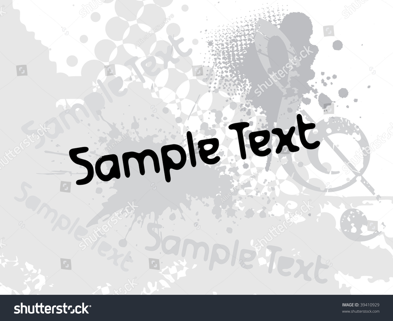 Grey Texture Background Music Notes Sample Stock Vector (Royalty Free ...