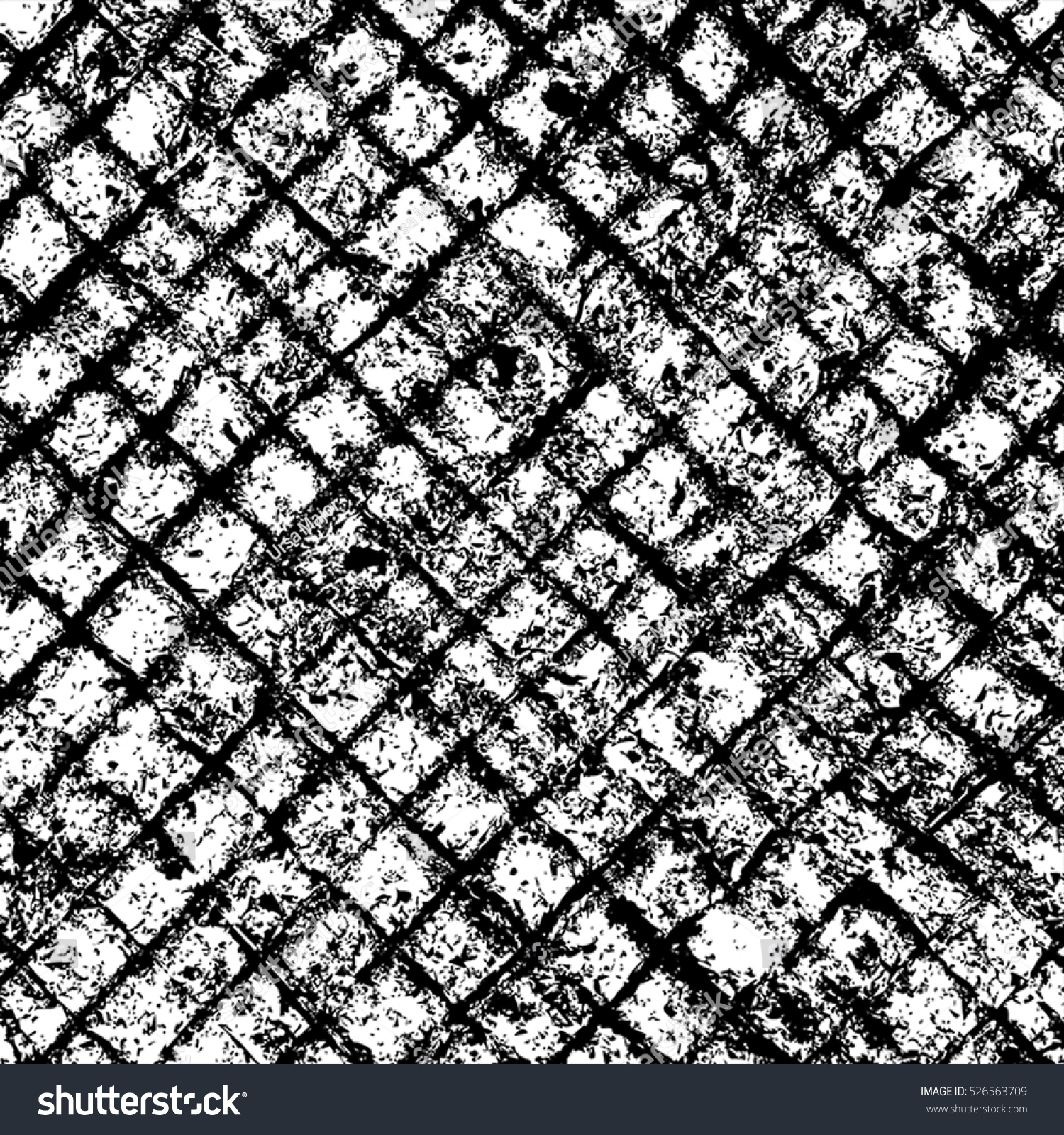 Grid Distress Diagonal Overlay Texture Your Stock Vector (Royalty Free ...