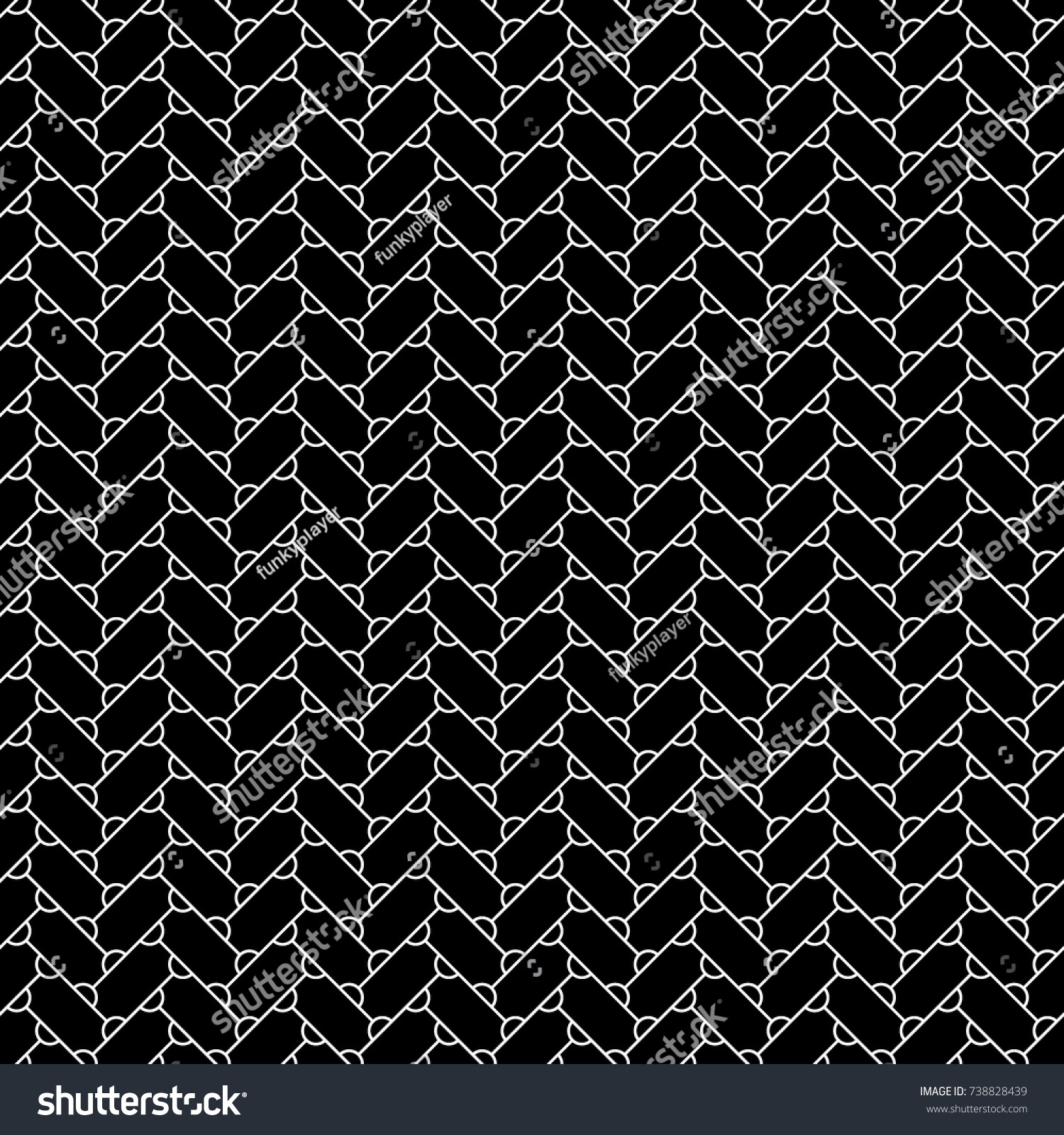 Grid Image Herringbone Pattern Slabs Tessellation Stock Vector (Royalty ...