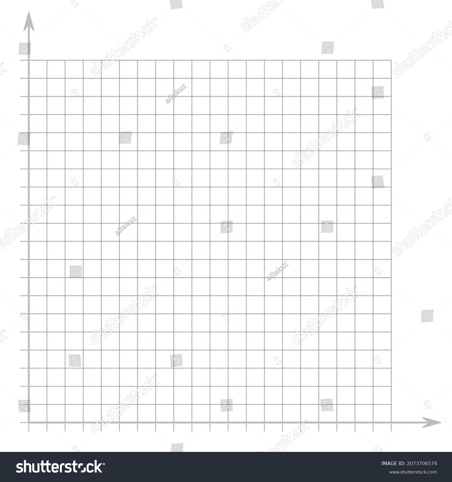 Papier de grille. Graphique mathématique. Système : image vectorielle ...