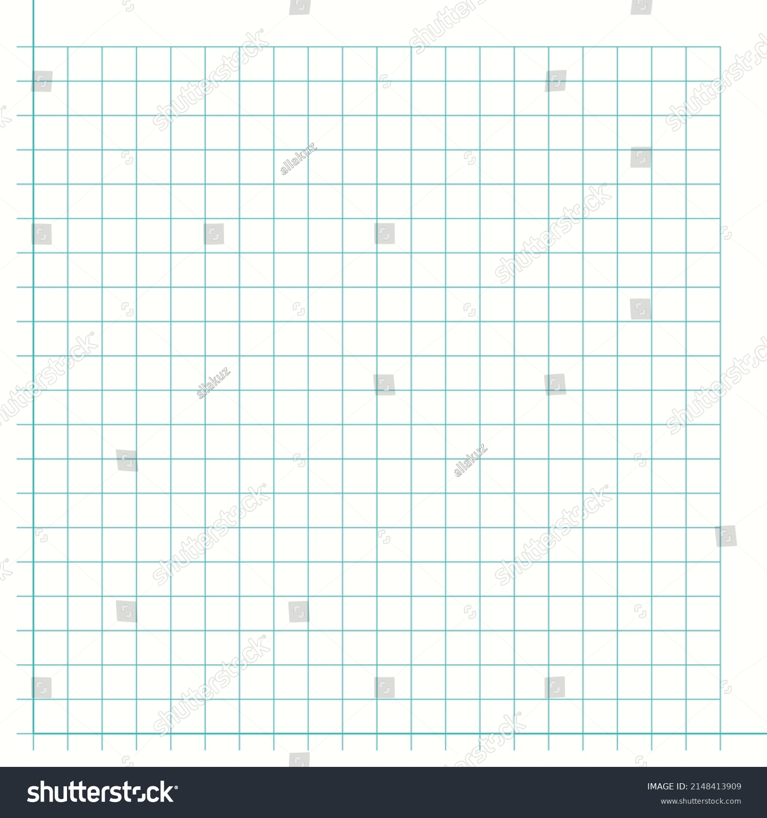 Grid Paper Mathematical Graph Cartesian Coordinate Stock Vector ...
