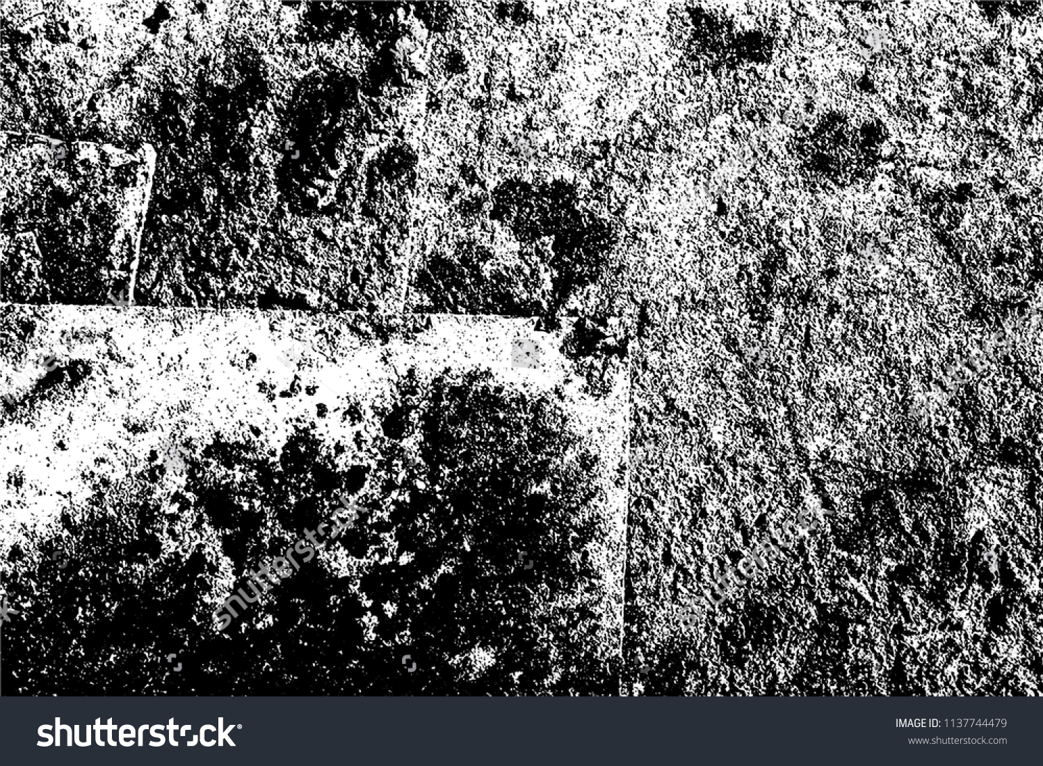 Grim Grunge Texture Abstract Monochrome Vector Stock Vector (Royalty ...