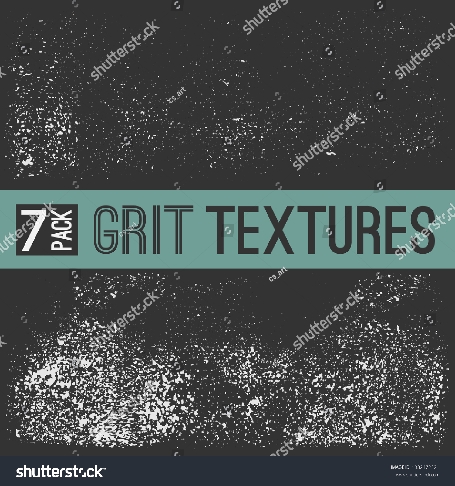 Grit Grunge Textures Stock Vector (Royalty Free) 1032472321