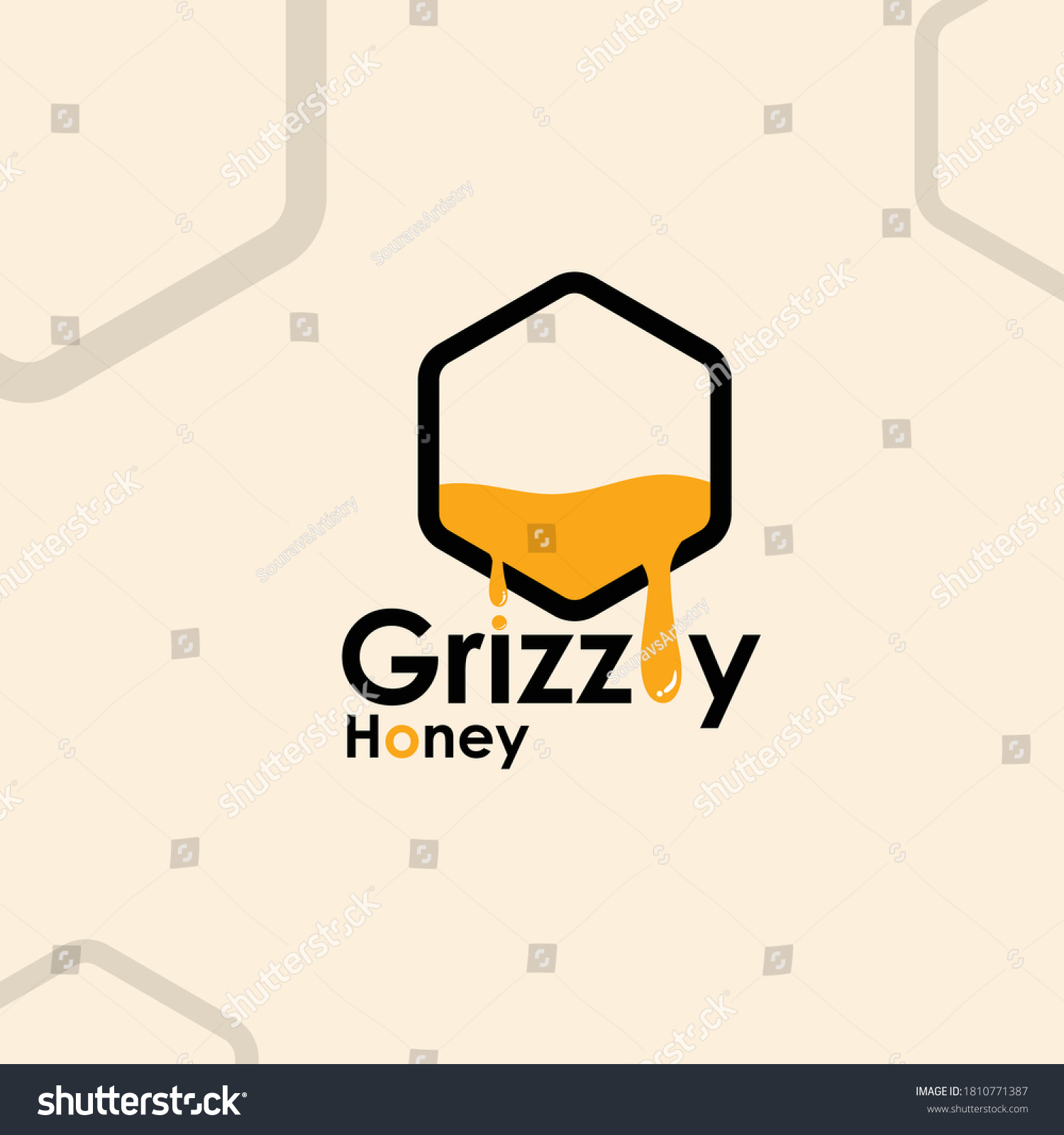 Modern honey logos Images, Stock Photos & Vectors | Shutterstock