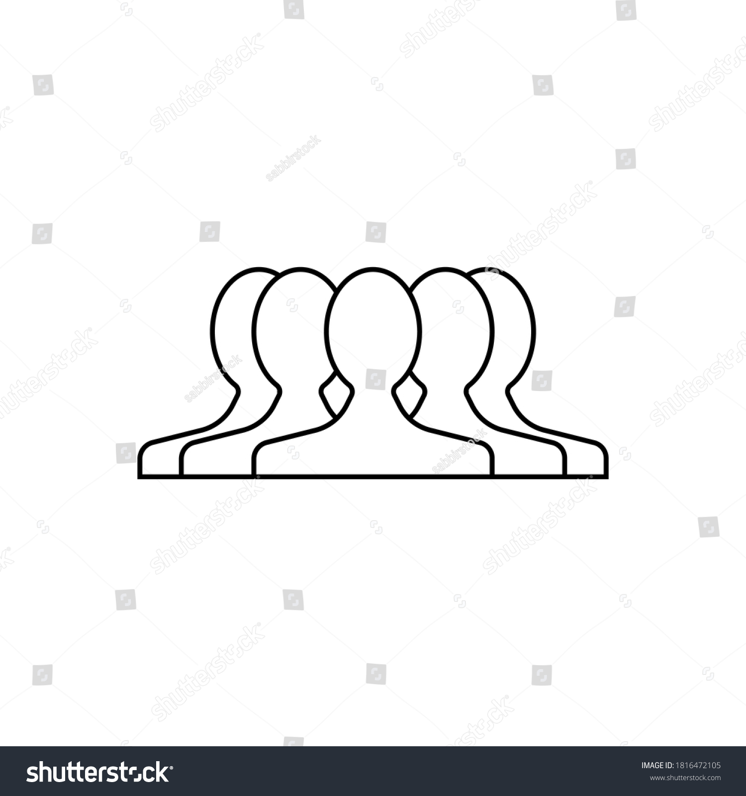 Group Iconflat Vector Graphic White Background Stock Vector (Royalty ...