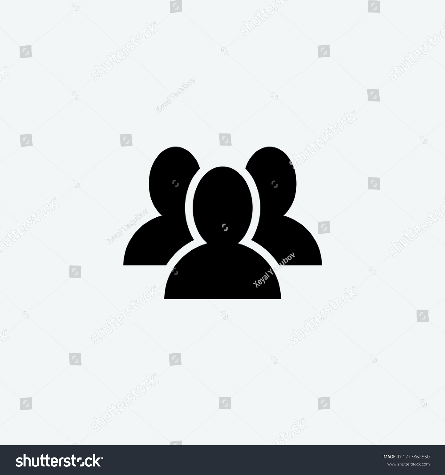 Group Icon Vector Stock Vector (Royalty Free) 1277862550 | Shutterstock