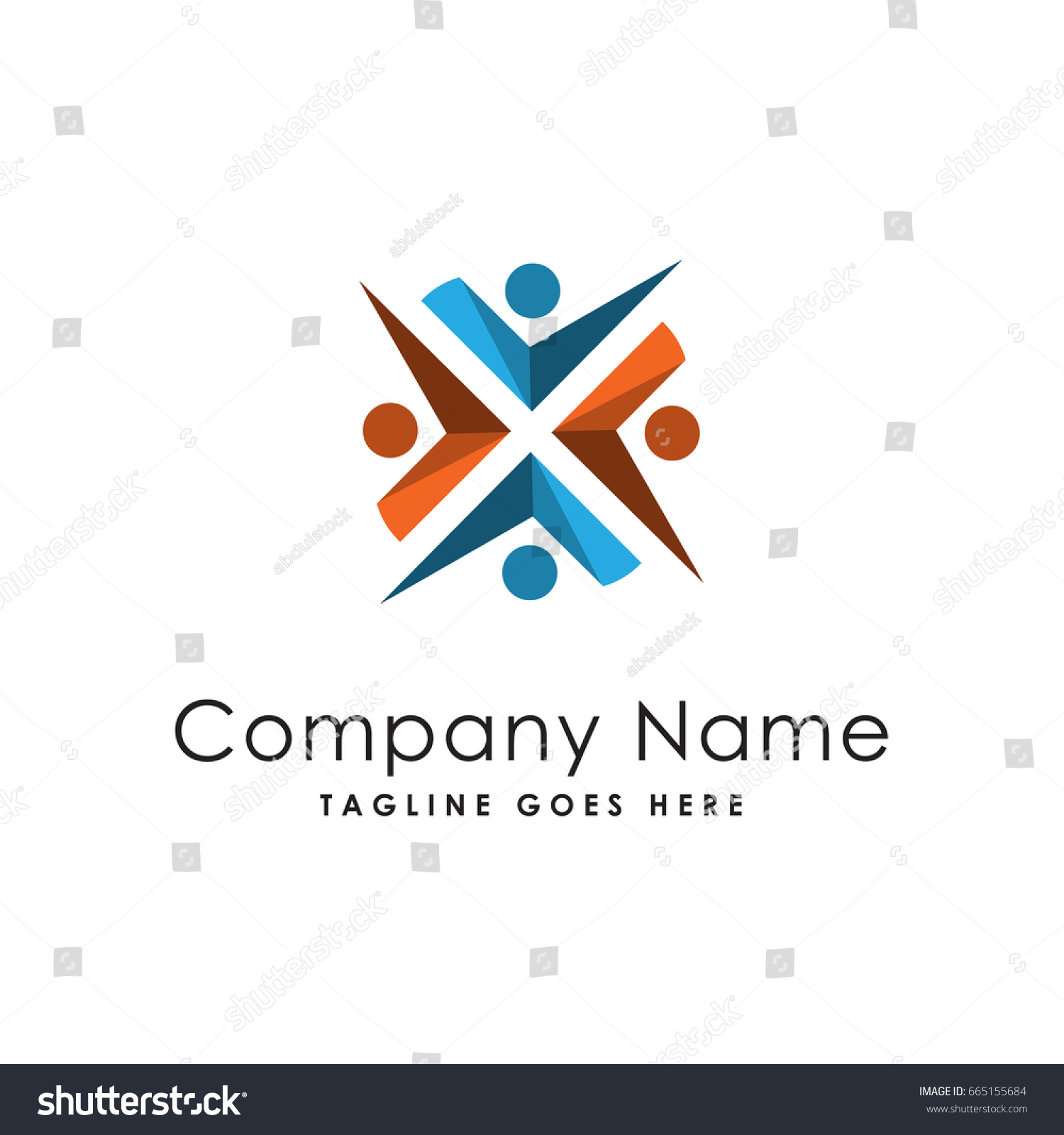 Group People Network Logo Template Stock Vector (Royalty Free ...