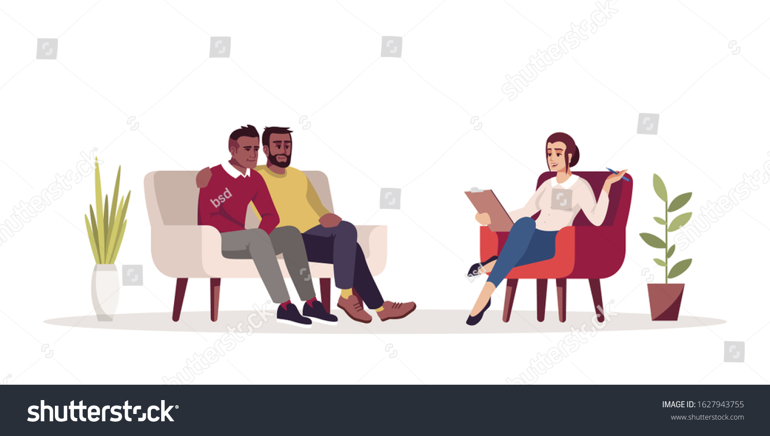 Group Therapy Session Semi Flat Rgb Stock Vector (Royalty Free) 1627943755 Group Therapy Session Semi Flat Rgb Stock Vector (Royalty Free) 1627943755