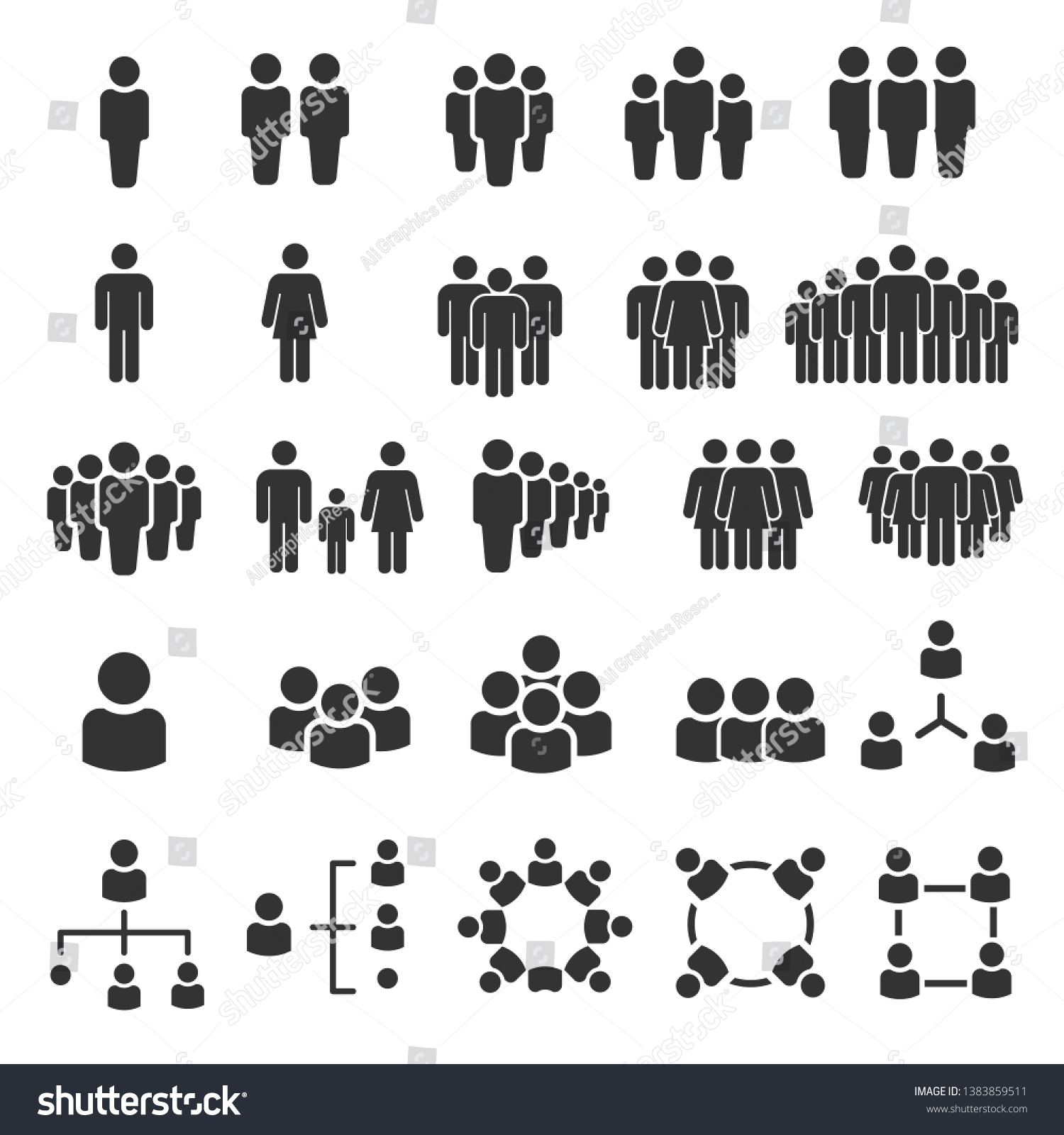 Grouping People Ilustration Icons Vector Stock Vector (Royalty Free ... Grouping People Ilustration Icons Vector Stock Vector (Royalty Free ...