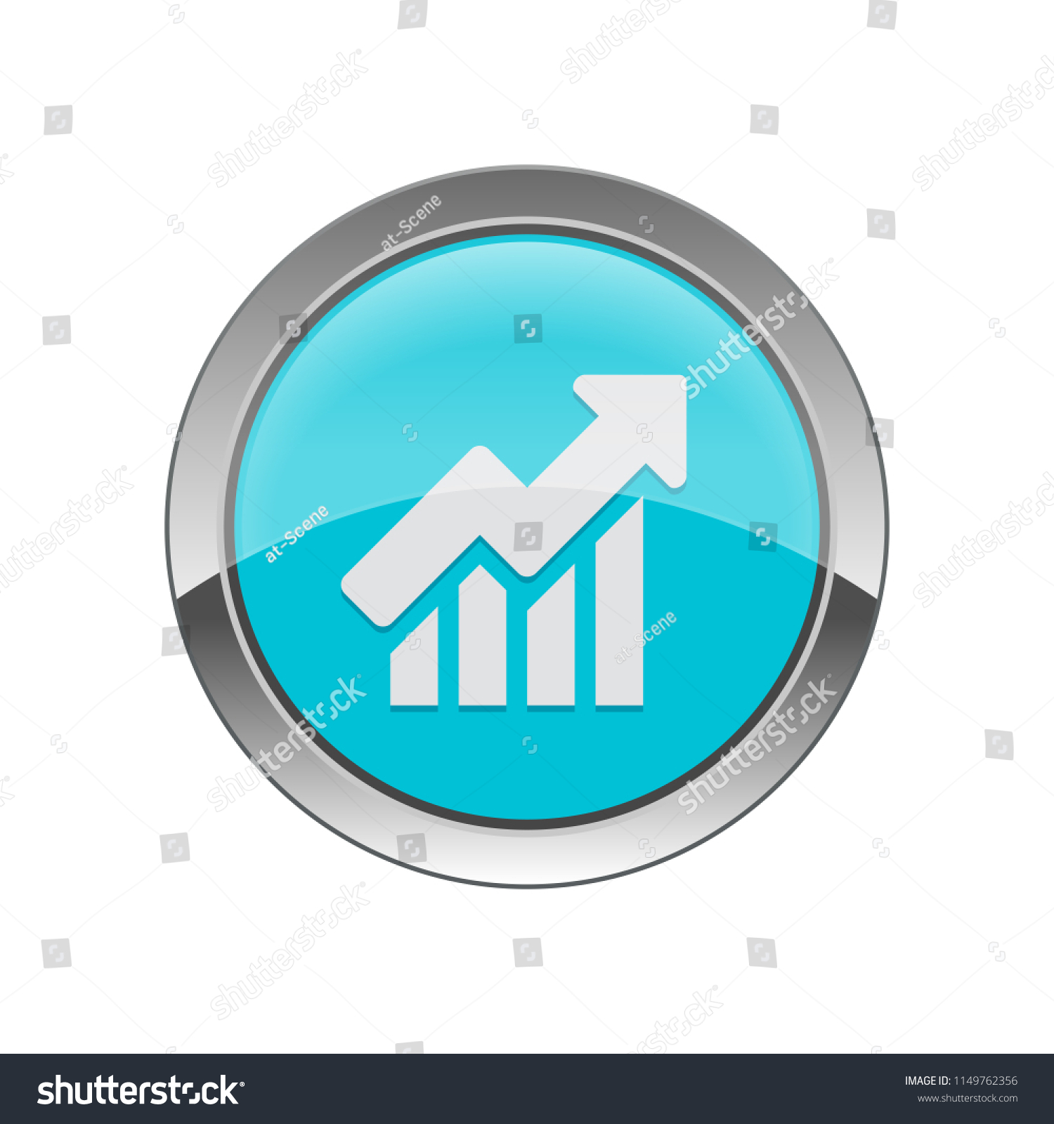 Growth App Icon Stock Vector (Royalty Free) 1149762356 | Shutterstock