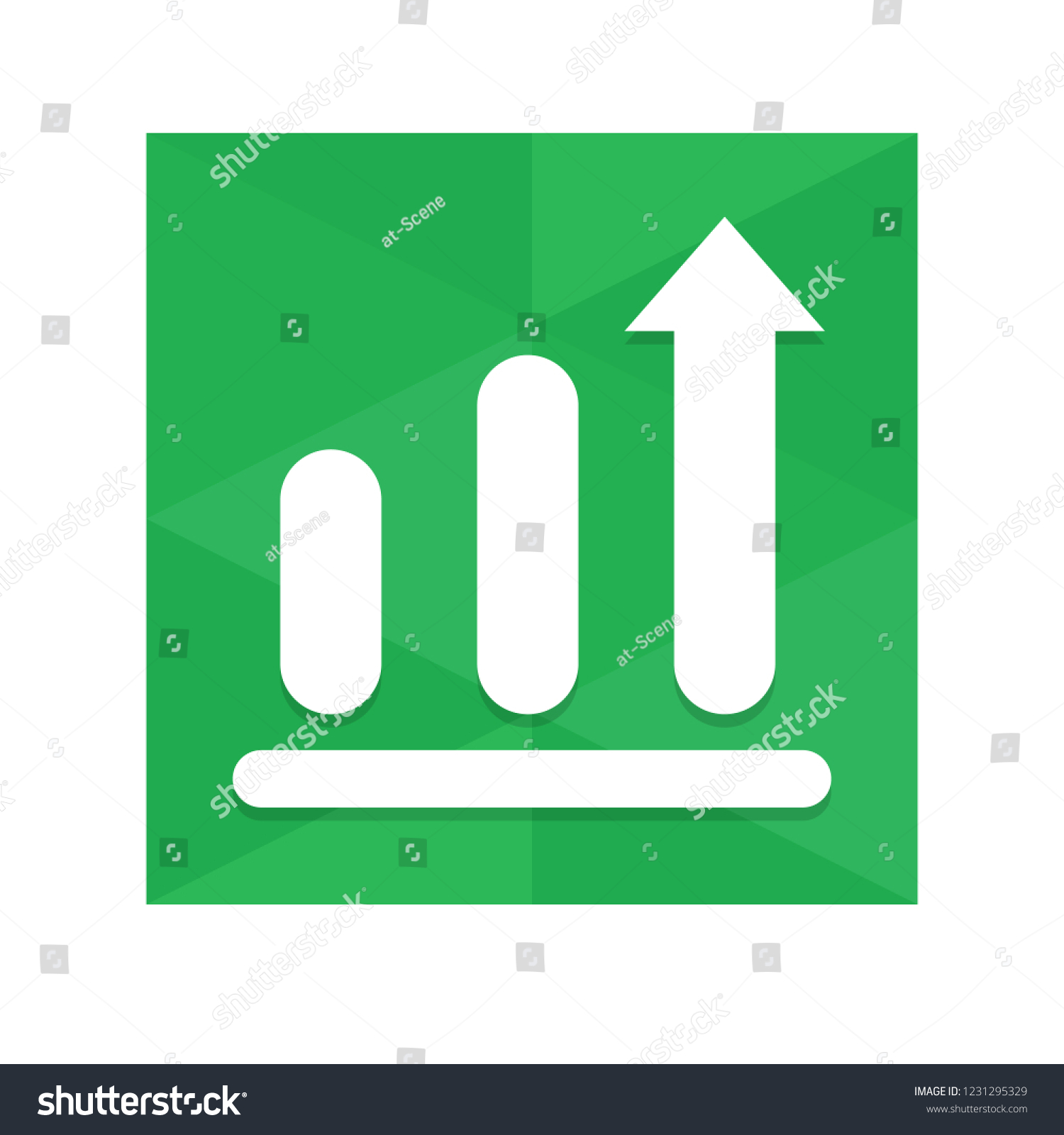 Growth App Icon Stock Vector (Royalty Free) 1231295329 | Shutterstock