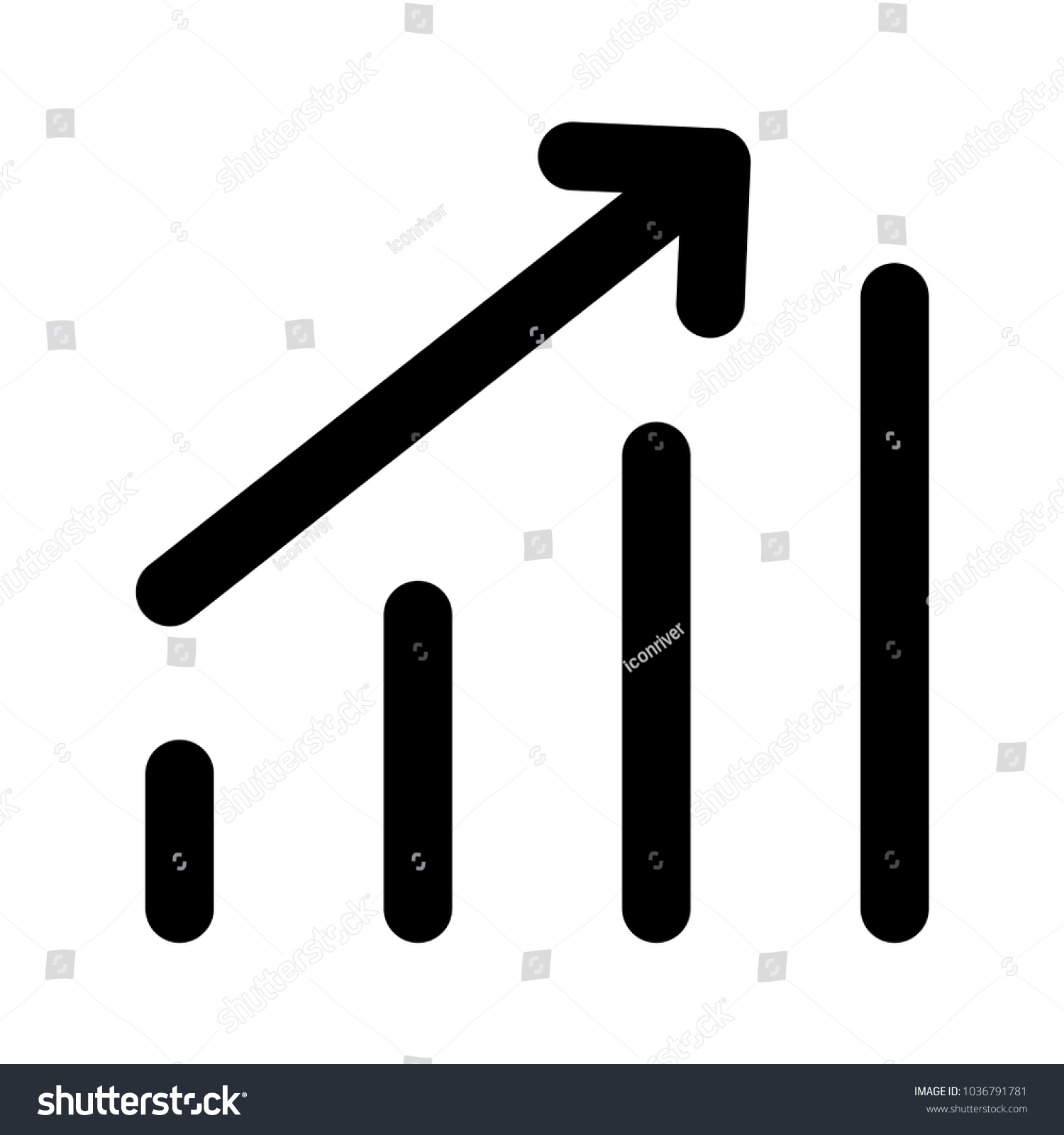 Growth Chart Graph Stock Vector (Royalty Free) 1036791781 | Shutterstock