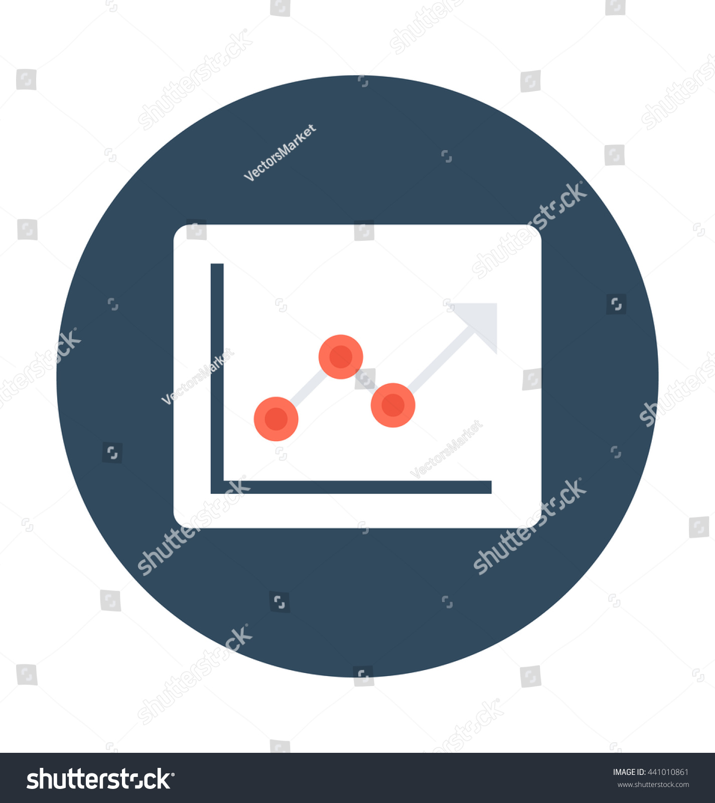 Growth Chart Vector Icon Stock Vector (Royalty Free) 441010861 ... Growth Chart Vector Icon Stock Vector (Royalty Free) 441010861 ...