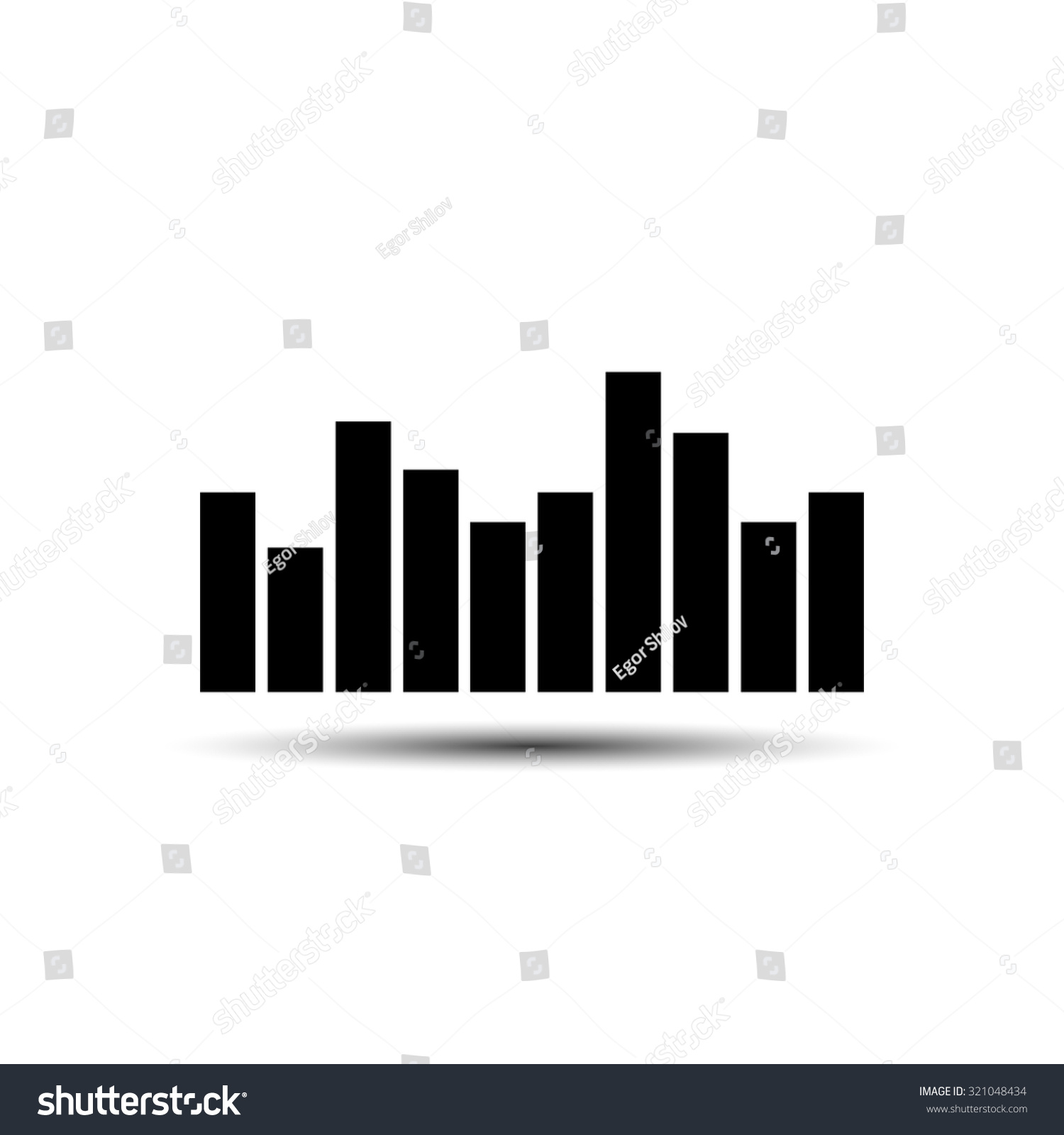 Growth Chart Vector Illustration Stock Vector (Royalty Free) 321048434 ...