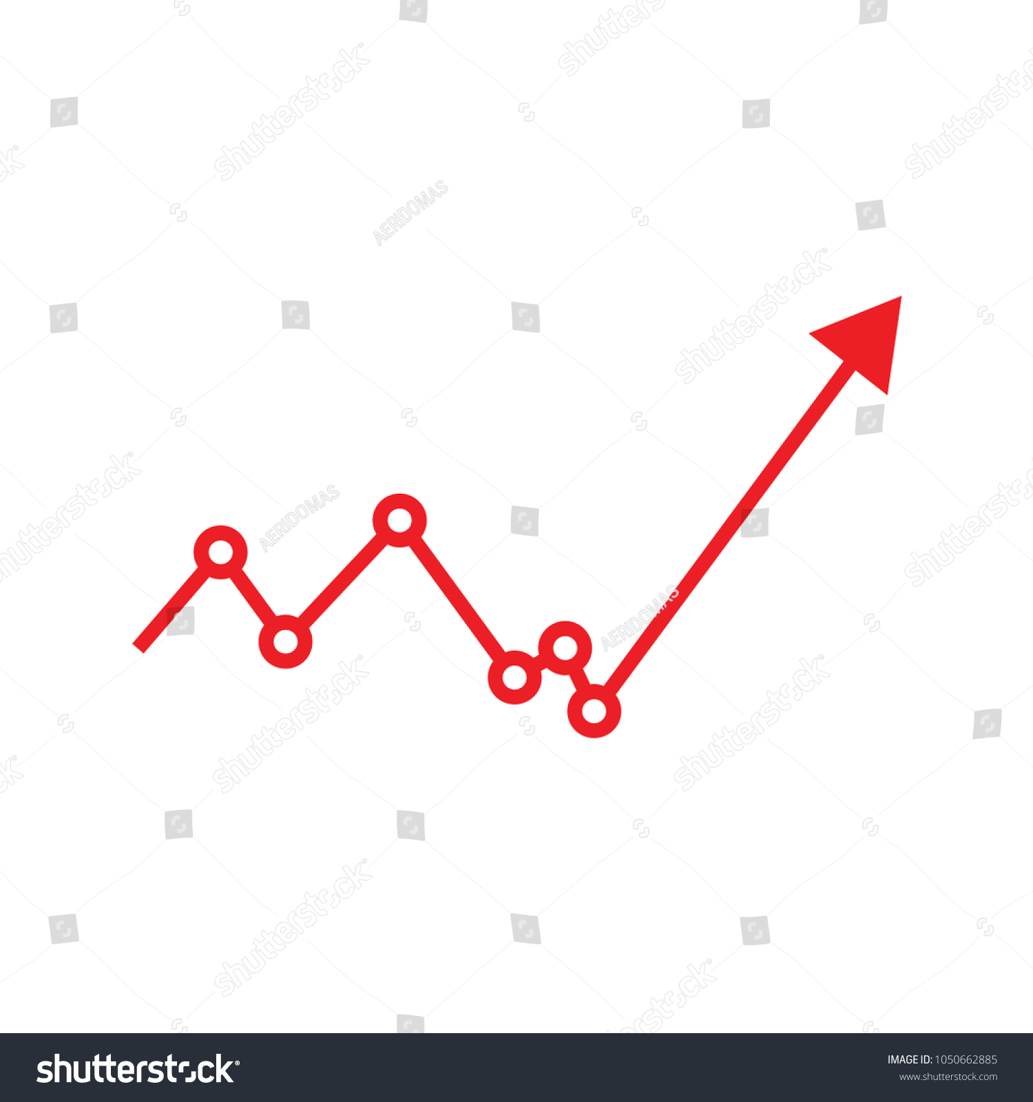 Growth Diagram Vector Stock Vector (Royalty Free) 1050662885 | Shutterstock