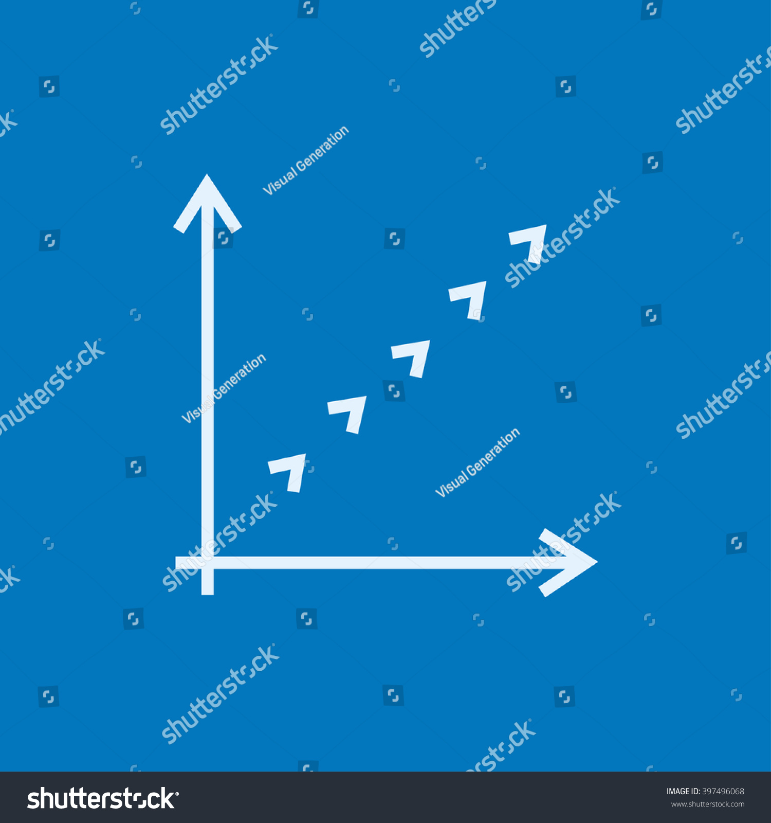 Growth Graph Line Icon Stock Vector (Royalty Free) 397496068 | Shutterstock