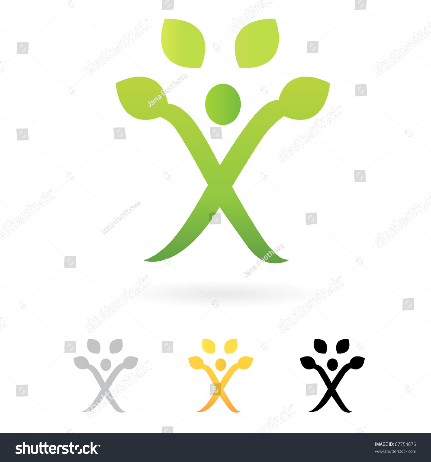 Growth Symbol Human Tree Vector Design 스톡 벡터(로열티 프리) 87754876 ...